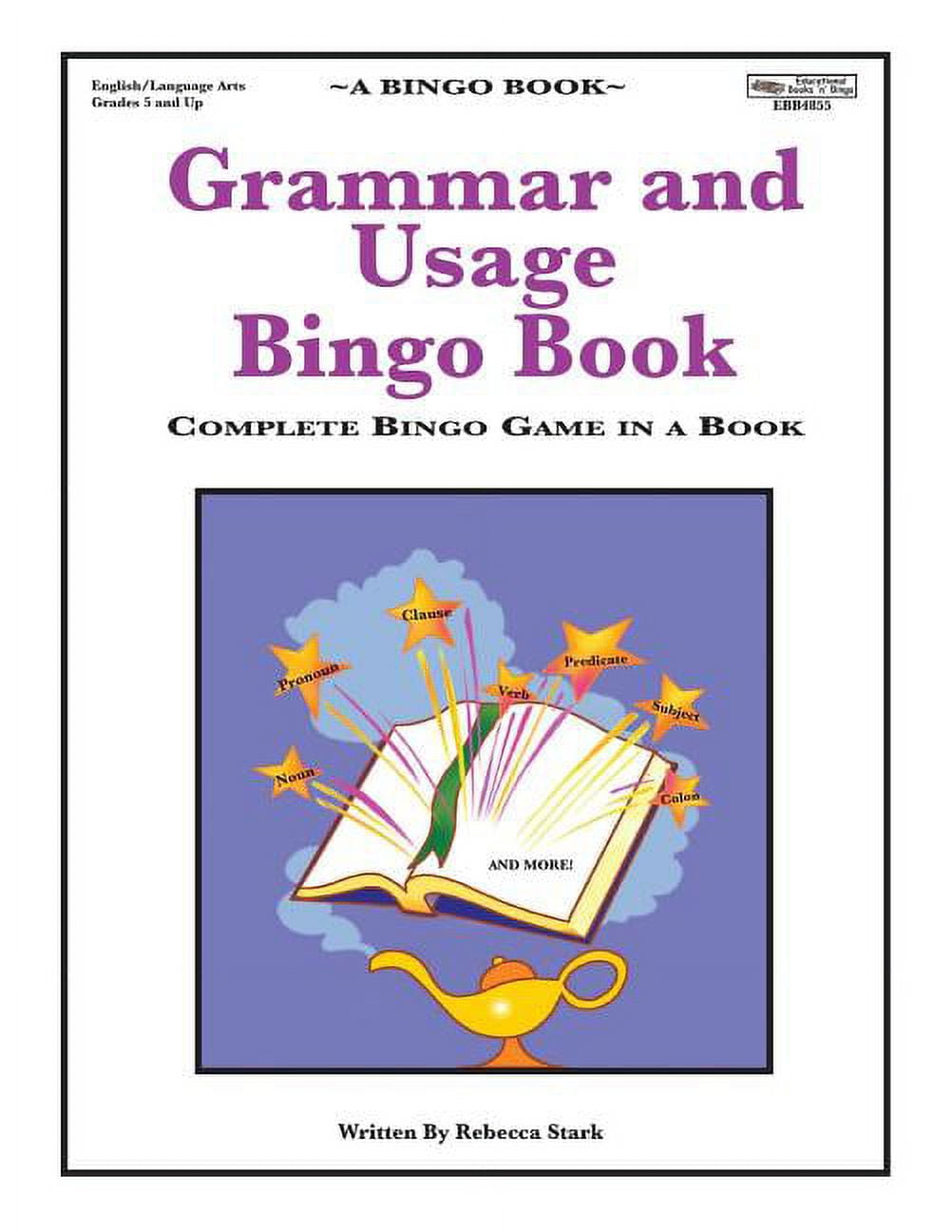Grammar and Usage Bingo Book: Complete Bingo Game In A Book (Bingo ...