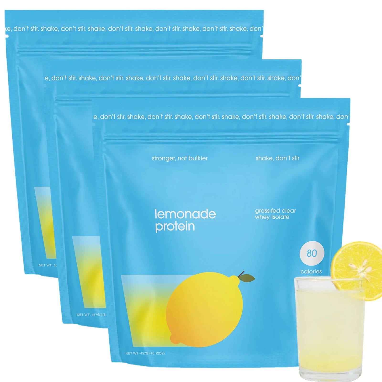 Grammss Clear Protein_Powder, Lemon_ade| Zero_Sugar, Zero_Lactose, Non_Bloating, Non_GMO ...