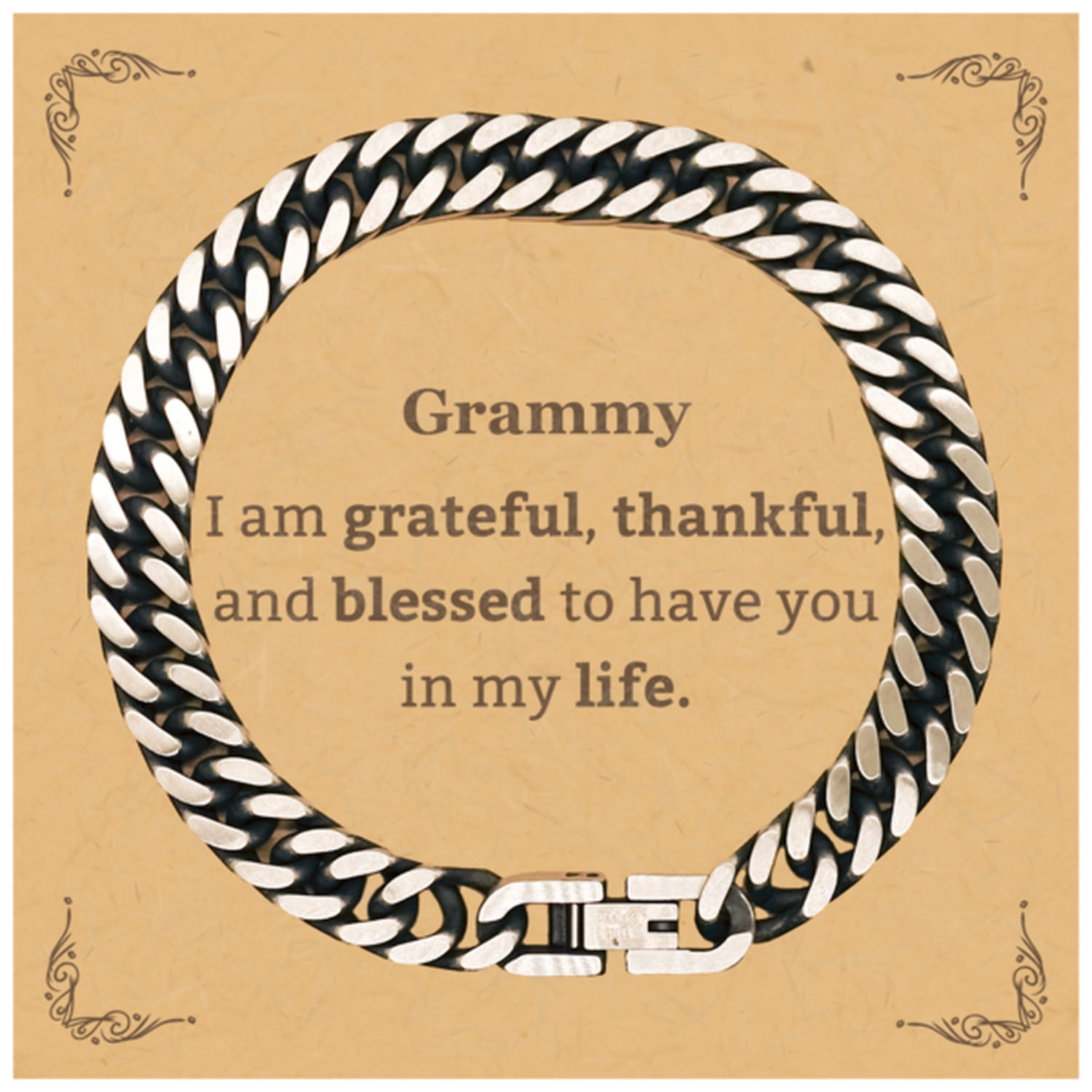 Grammy Appreciation Gifts, I am grateful, thankful, and blessed, Thank ...