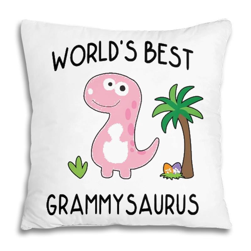Grammy Grandma Gift Worlds Best Grammysaurus Pillow - Walmart.com