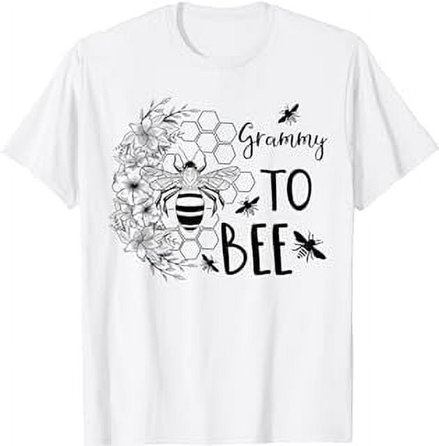 Grammy Pregnancy Announcement Cute Grammy To Bee Honeycomb T-Shirt ...