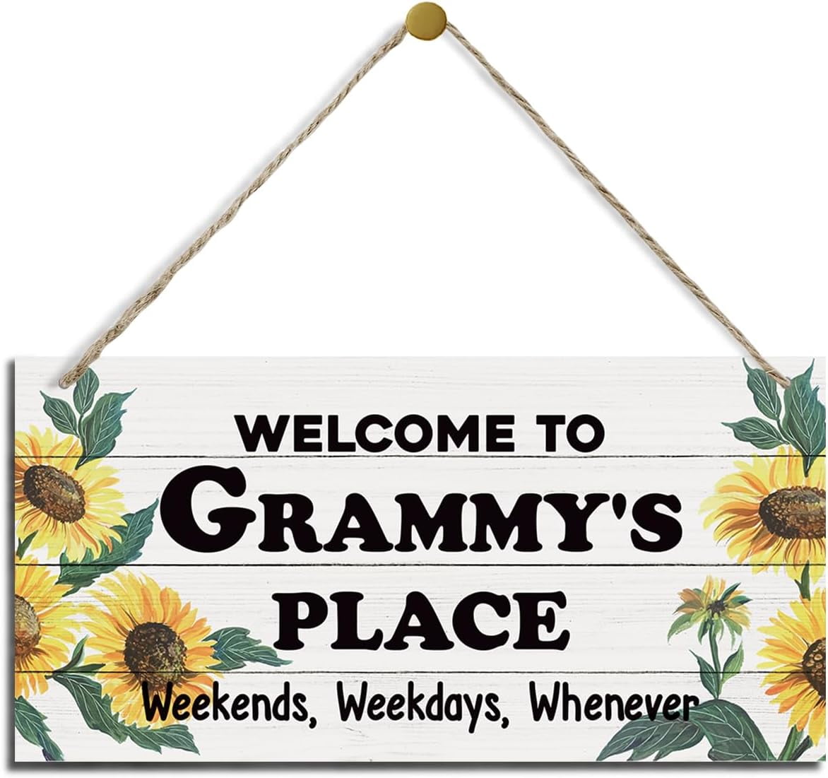 Grammy Wood Sign, Welcome To Grammy's Place Sign, Welcome Decor for ...