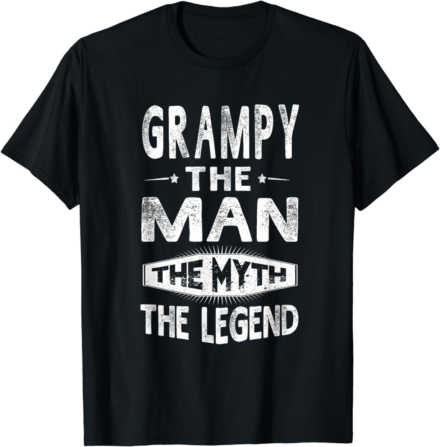 Grampy The Man The Myth The Legend Fathers Day Gift T-Shirt - Walmart.com