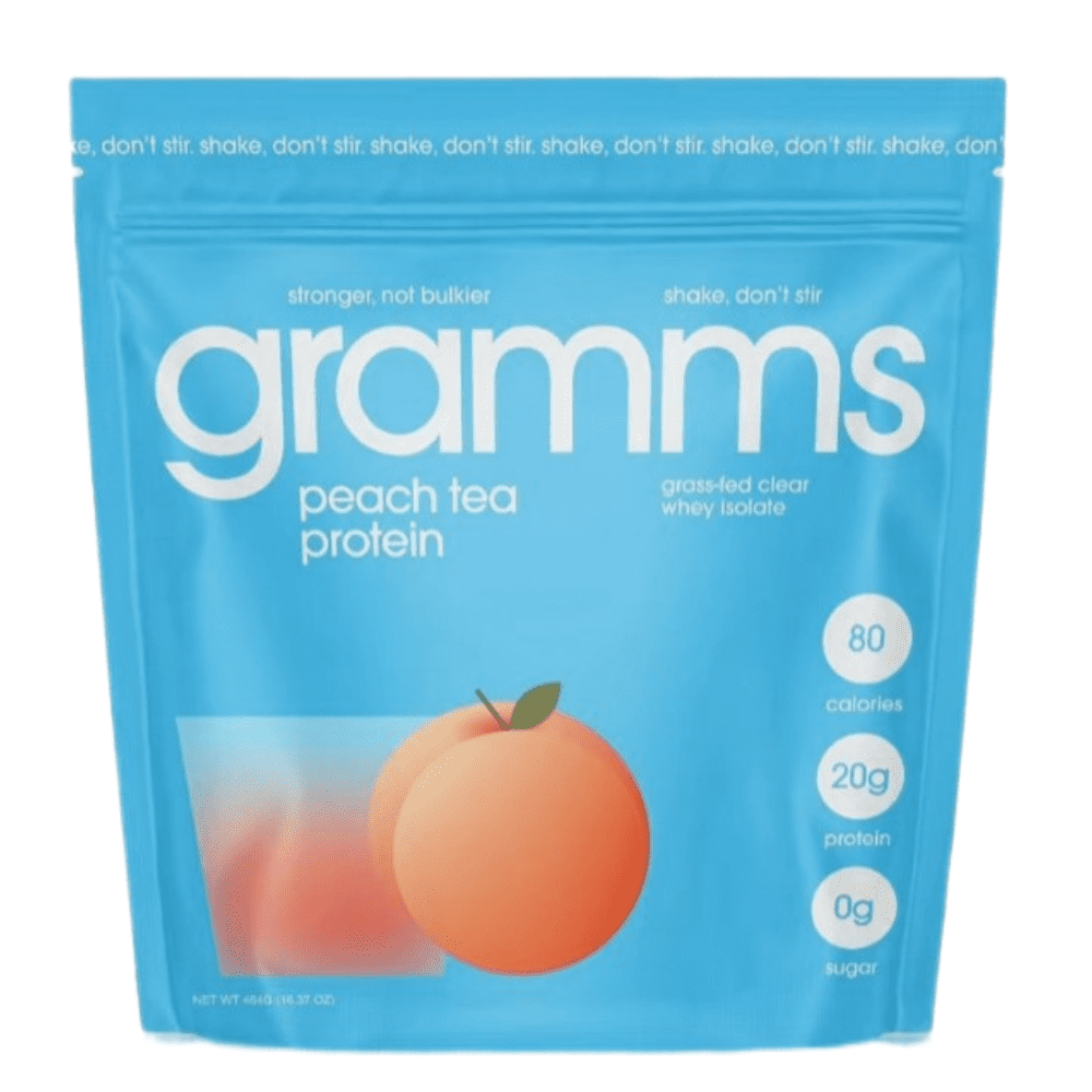 Grams Clear Whey Protein Pow 18 Servings - Peach Tea - Walmart.com