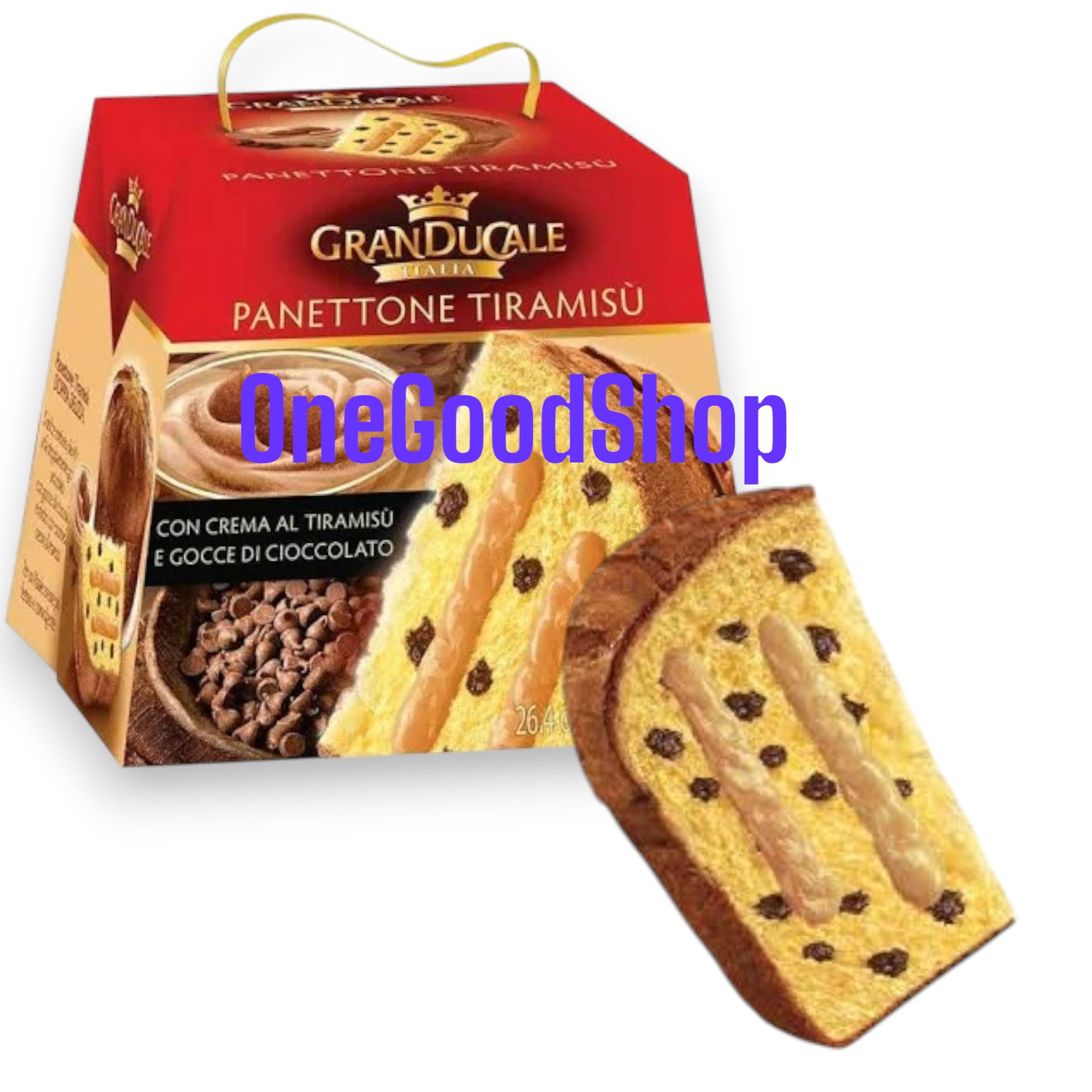 Gran Ducale Traditional Italian Panettone filled with Tiramisu Cream ...