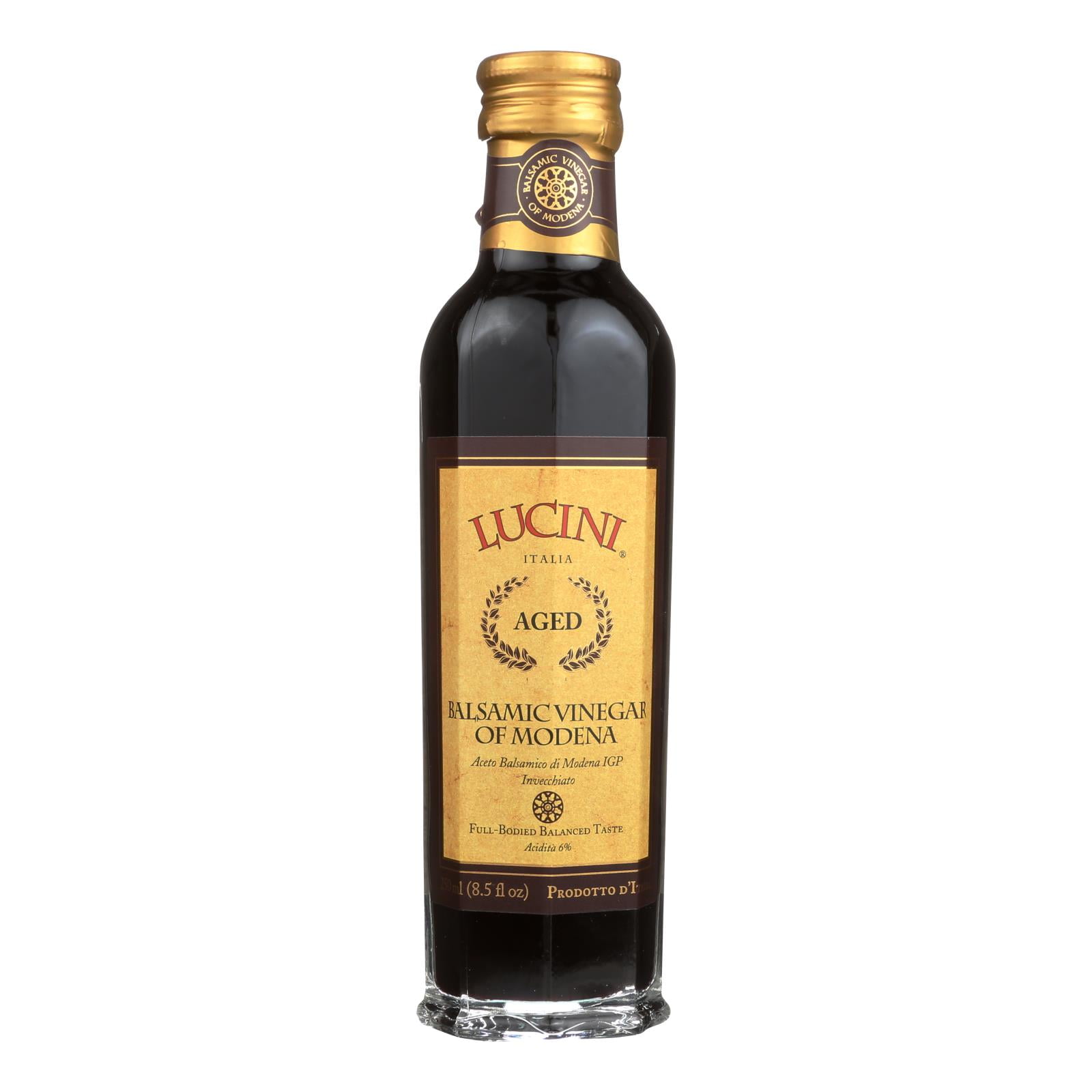 Lucini Italia Gran Riserva Balsamic Vinegar Of Modena - Case Of 6 - 8.5 ...