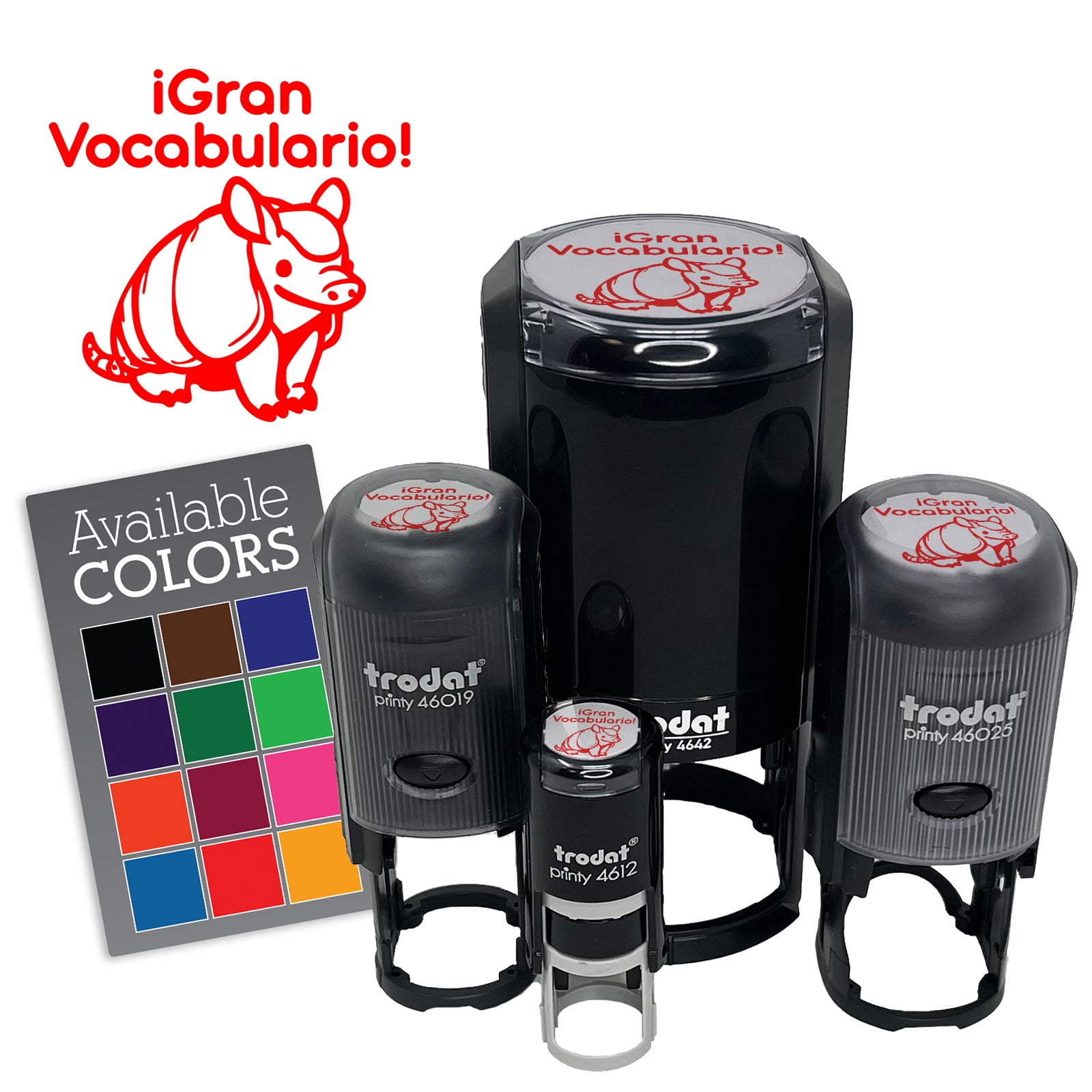 Gran Vocabulario Spanish Great Vocabulary Armadillo Teacher Stamp Self ...