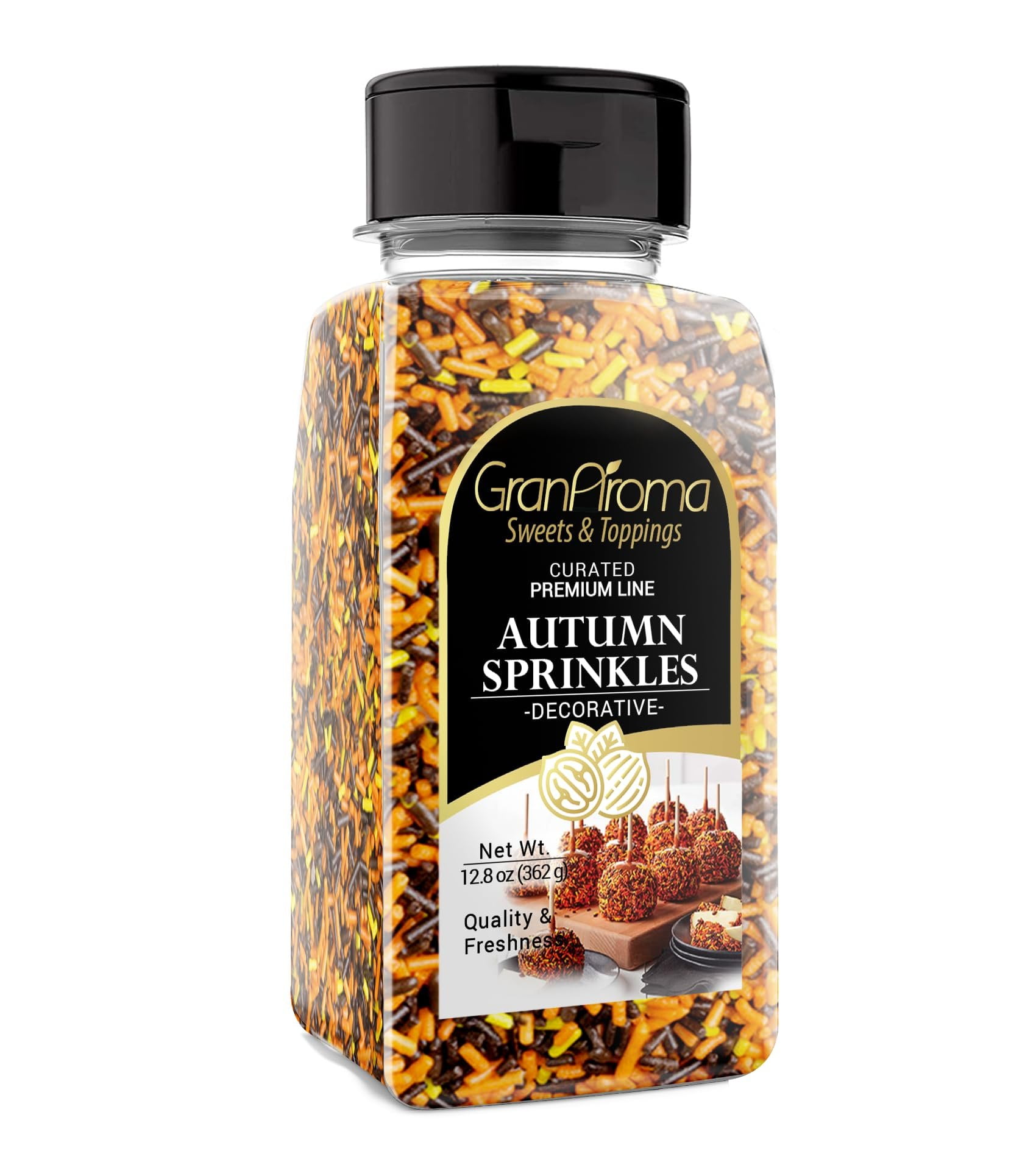 GranAroma Autumn Sprinkles, 12.8 oz, Decorative, Cakes & Cupcakes ...
