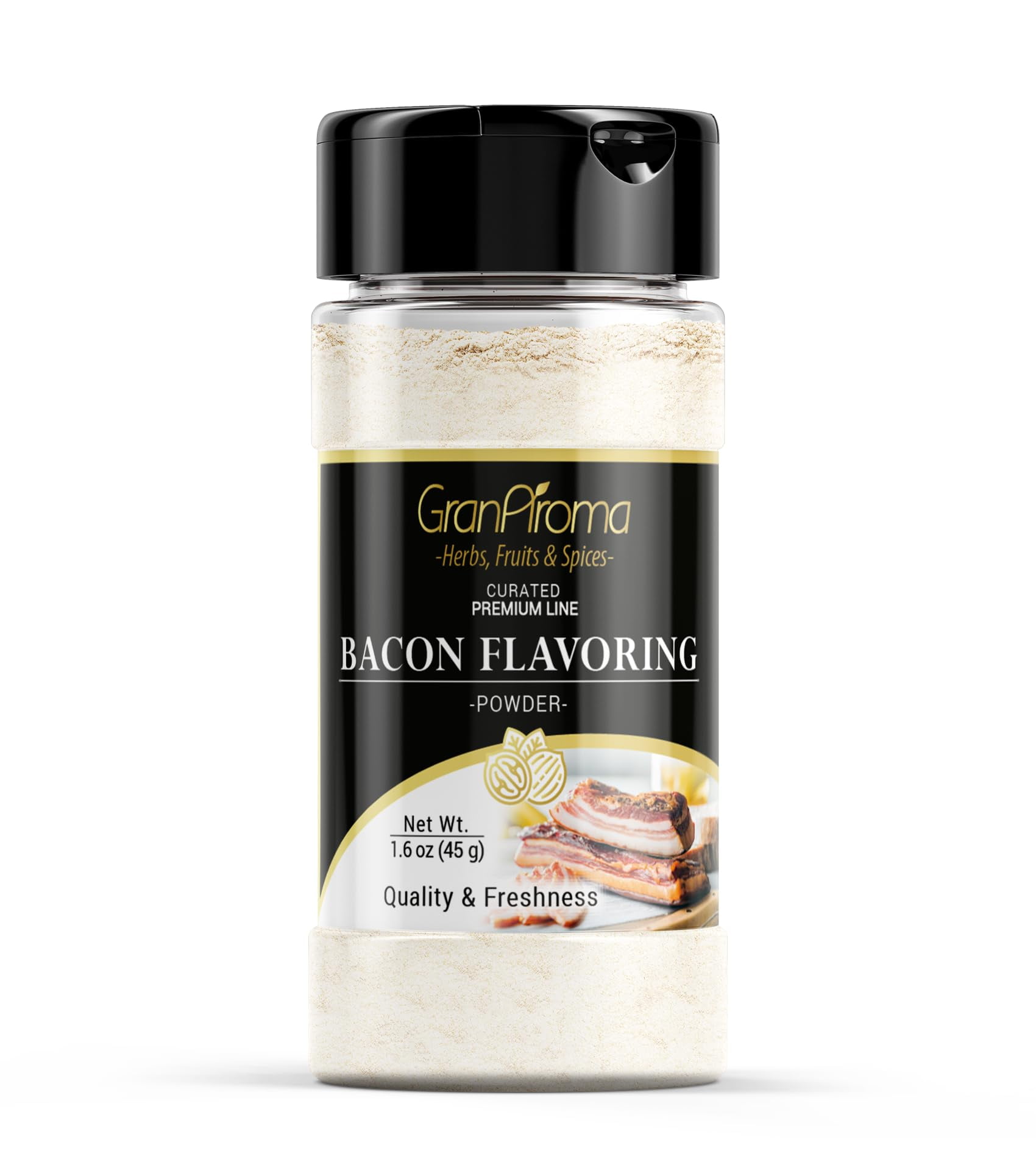 GranAroma Bacon Flavoring, Powder, SAF21 Chips & Popcorn, Seasoning Mix ...