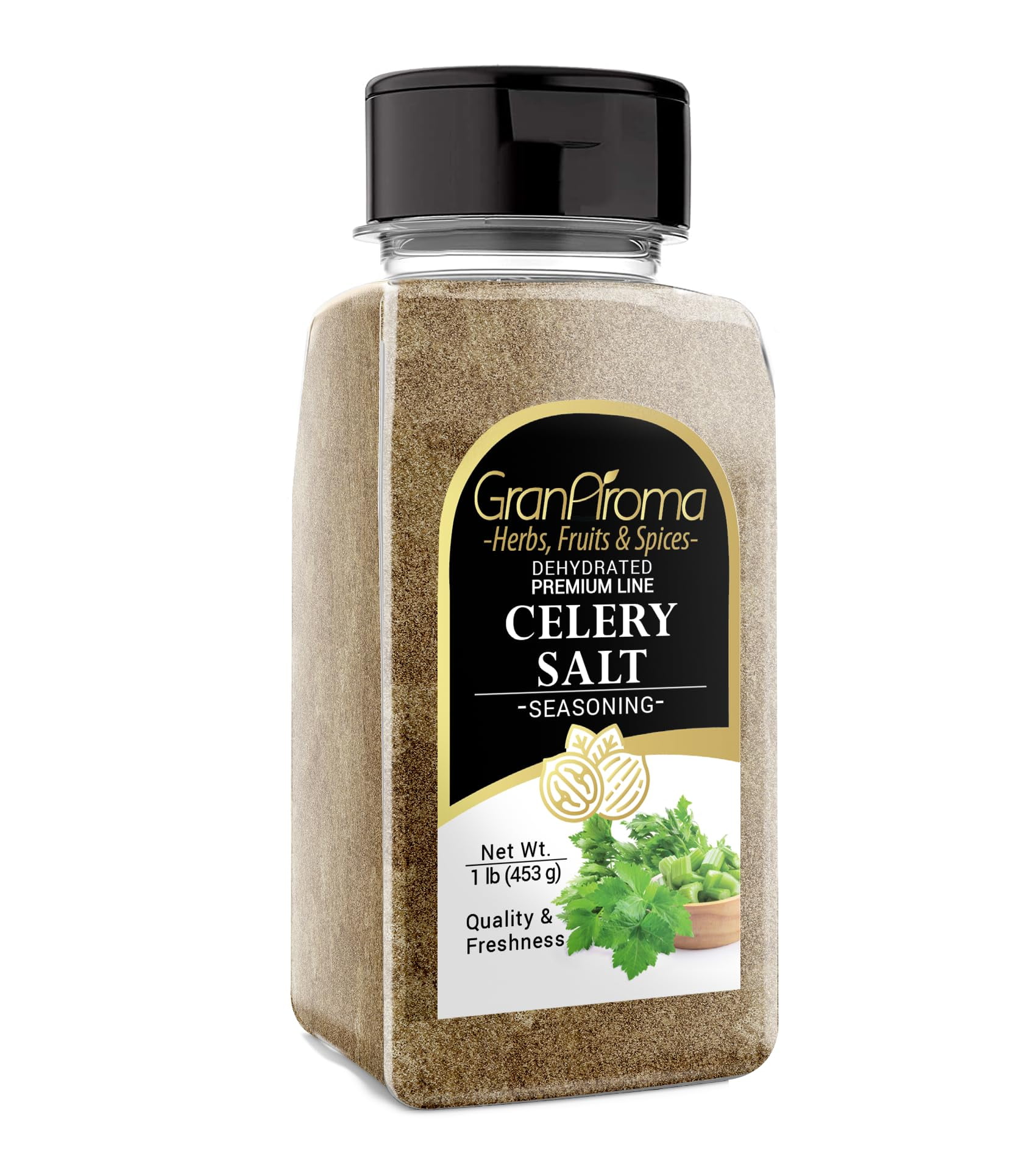 GranAroma Celery Salt, 1 SBF3 lb, Traditional Seasoning, Bold Flavor ...
