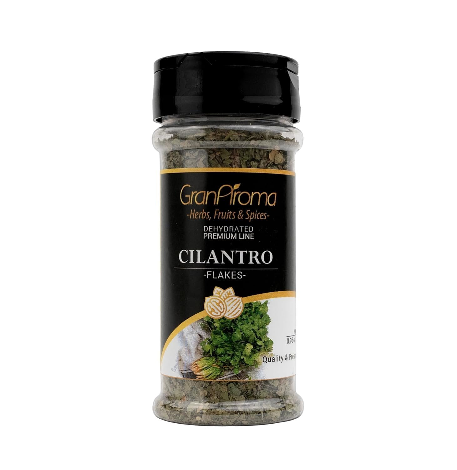 GranAroma Cilantro Flakes, Aromatic Spice, Salsas & Tacos 0.96 Ounce ...