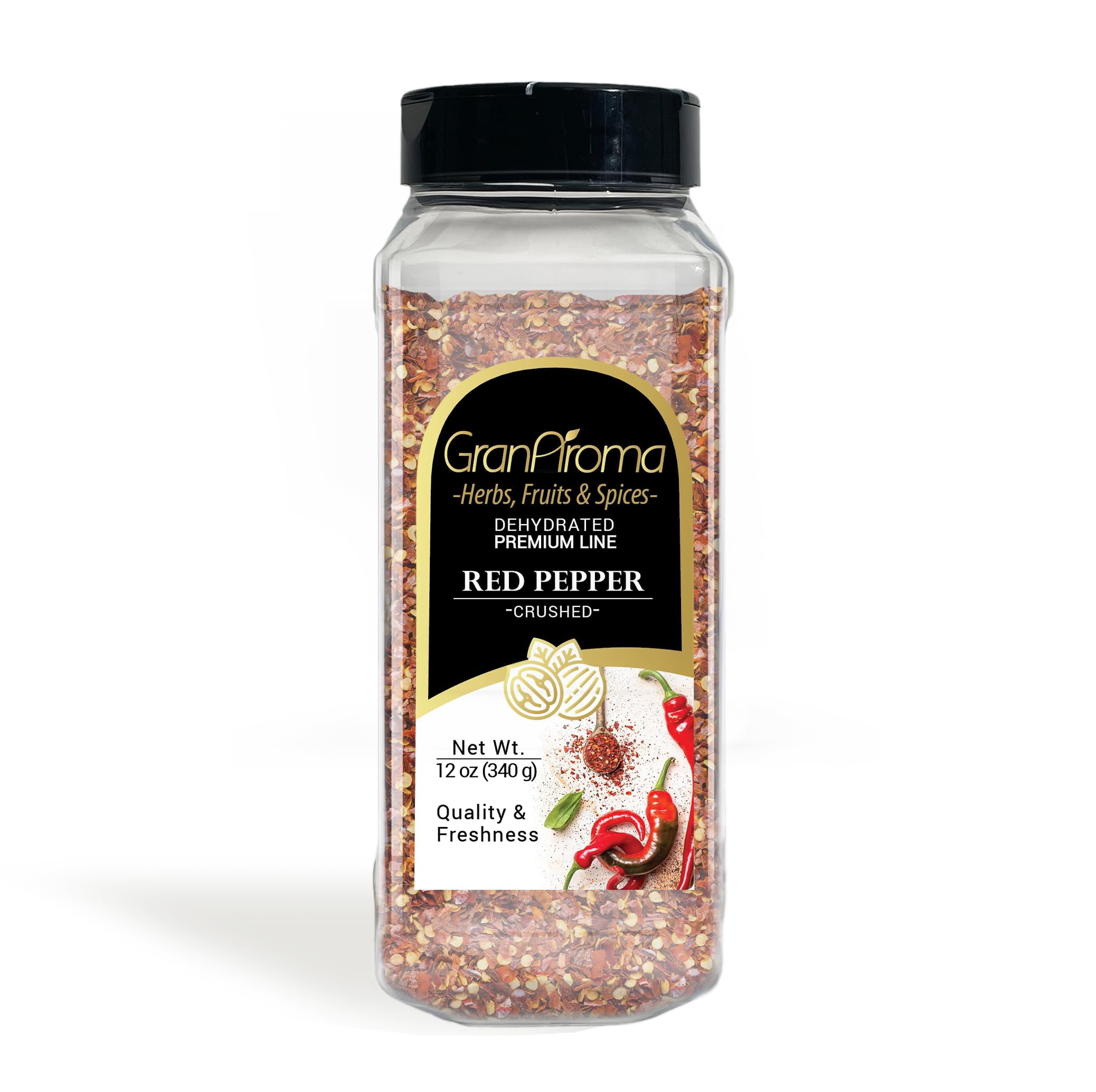 GranAroma Crushed Red Pepper, Dry HYZ01 Rubs & Marinades, Spicy ...
