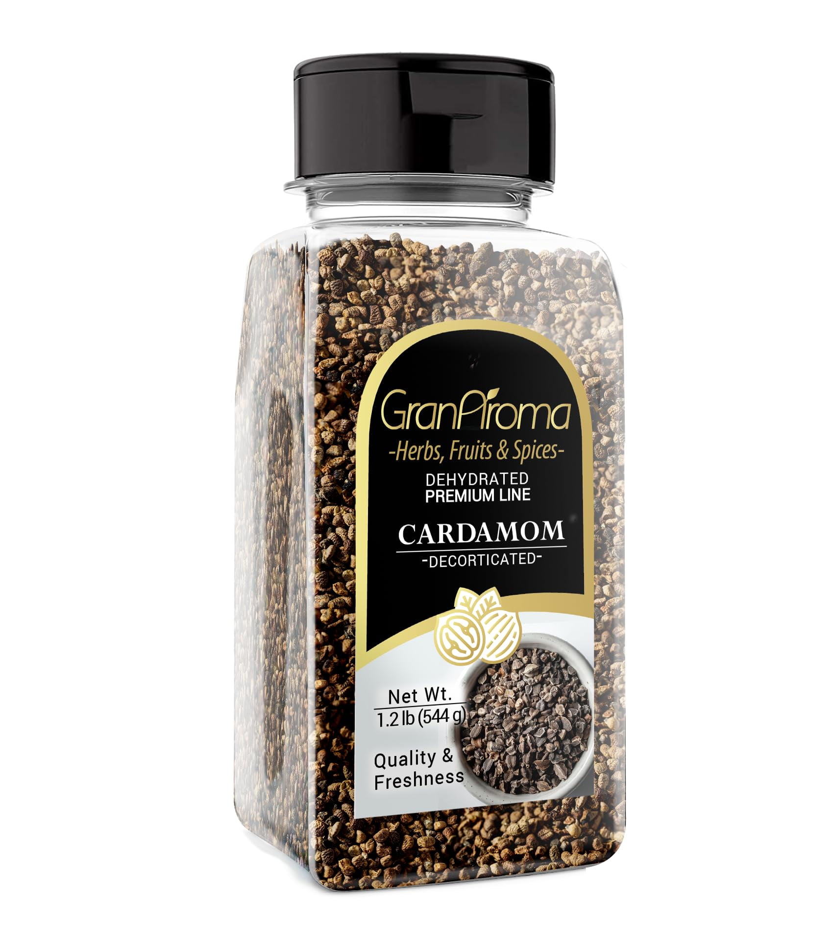 GranAroma Decorticated Cardamom, Versatile ESF27 Spice, Indian Cuisine ...