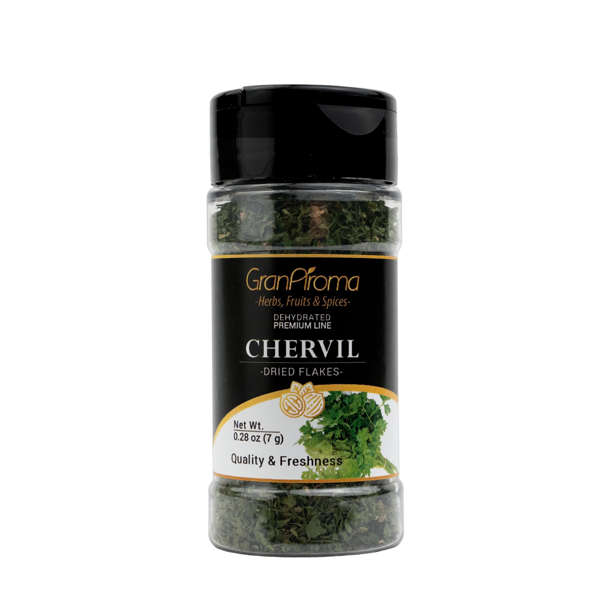 GranAroma Dried Chervil Flakes, KEF28 Delicate & Mild Flavor, Perfect ...
