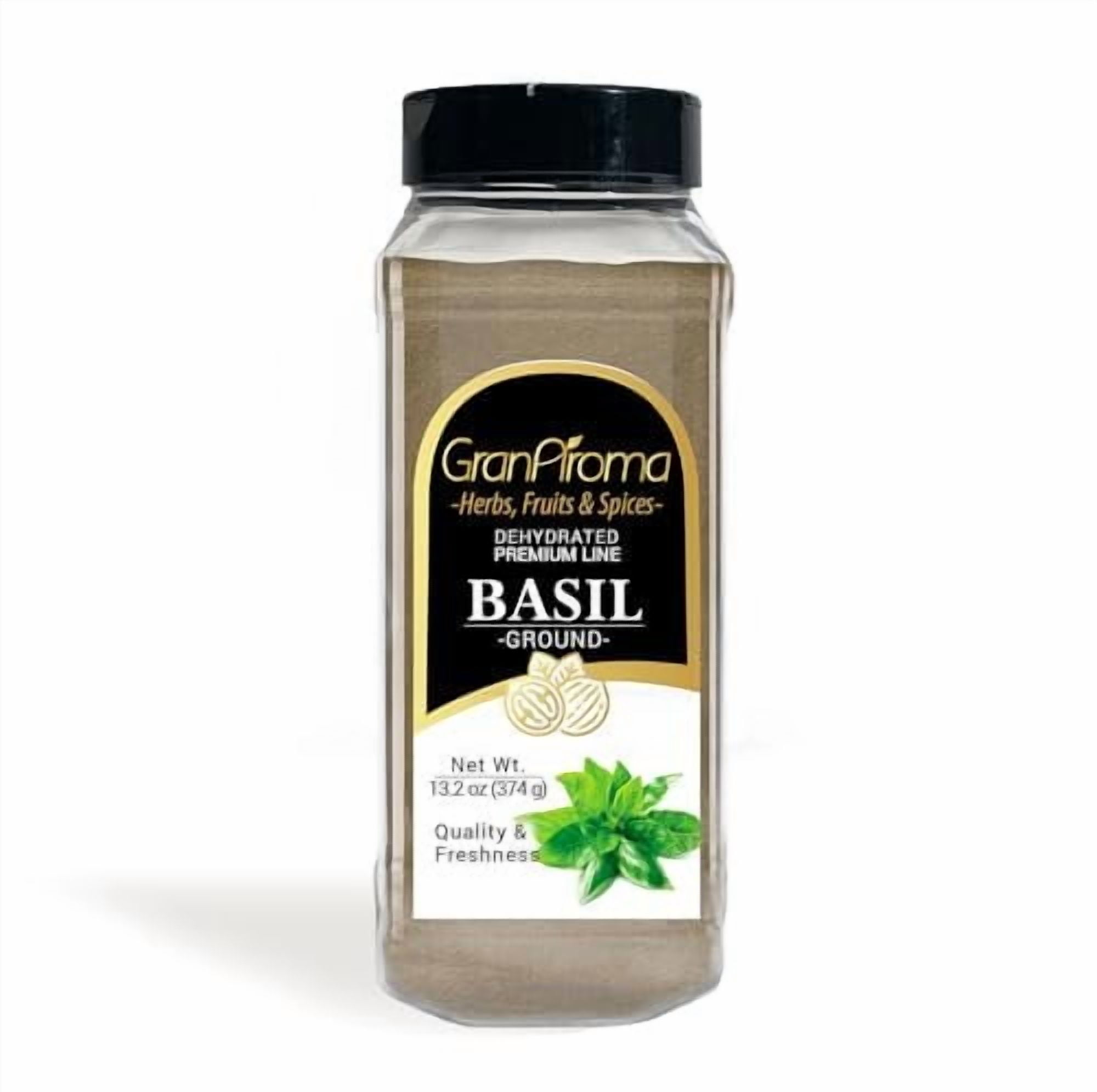 GranAroma Ground Basil, 13.2 oz, Peppery Flavor, Sauces & Dressings ...