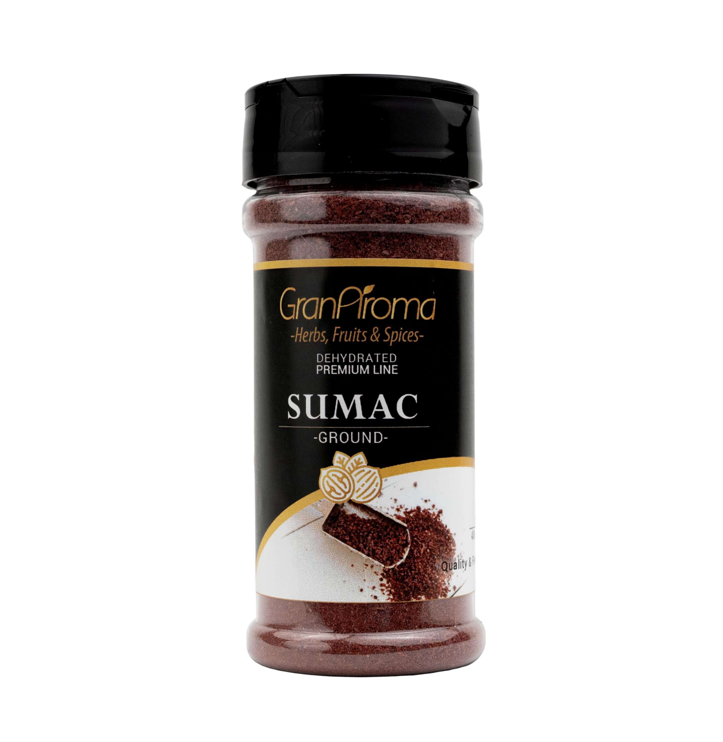GranAroma Ground Sumac, Middle Eastern Cuisine, Tart Flavor 4.8 Ounce ...