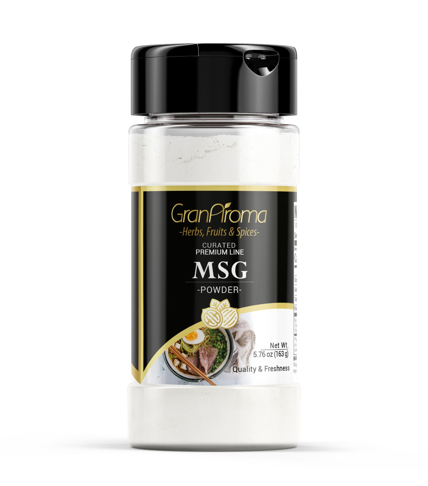 GranAroma MSG Powder, Monosodium Glutamate, MDA05 Flavor Enhancer (5.76 ...