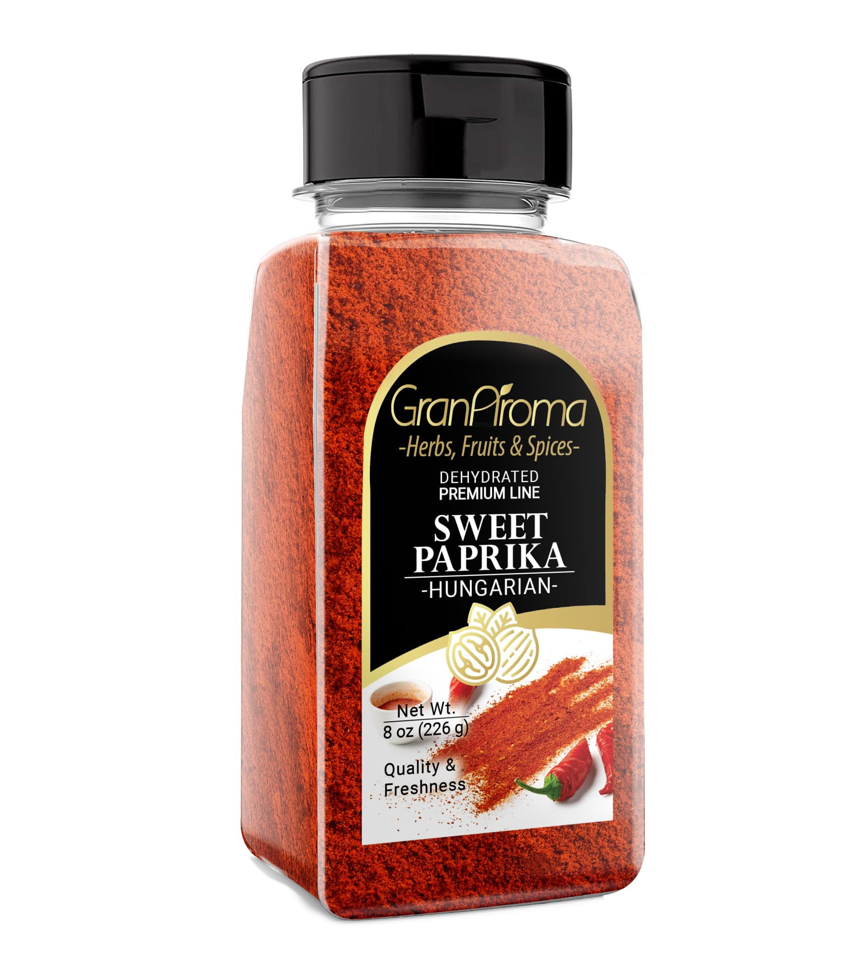 GranAroma Sweet Hungarian Paprika, MFF30 8 oz, Sweet & Savory ...