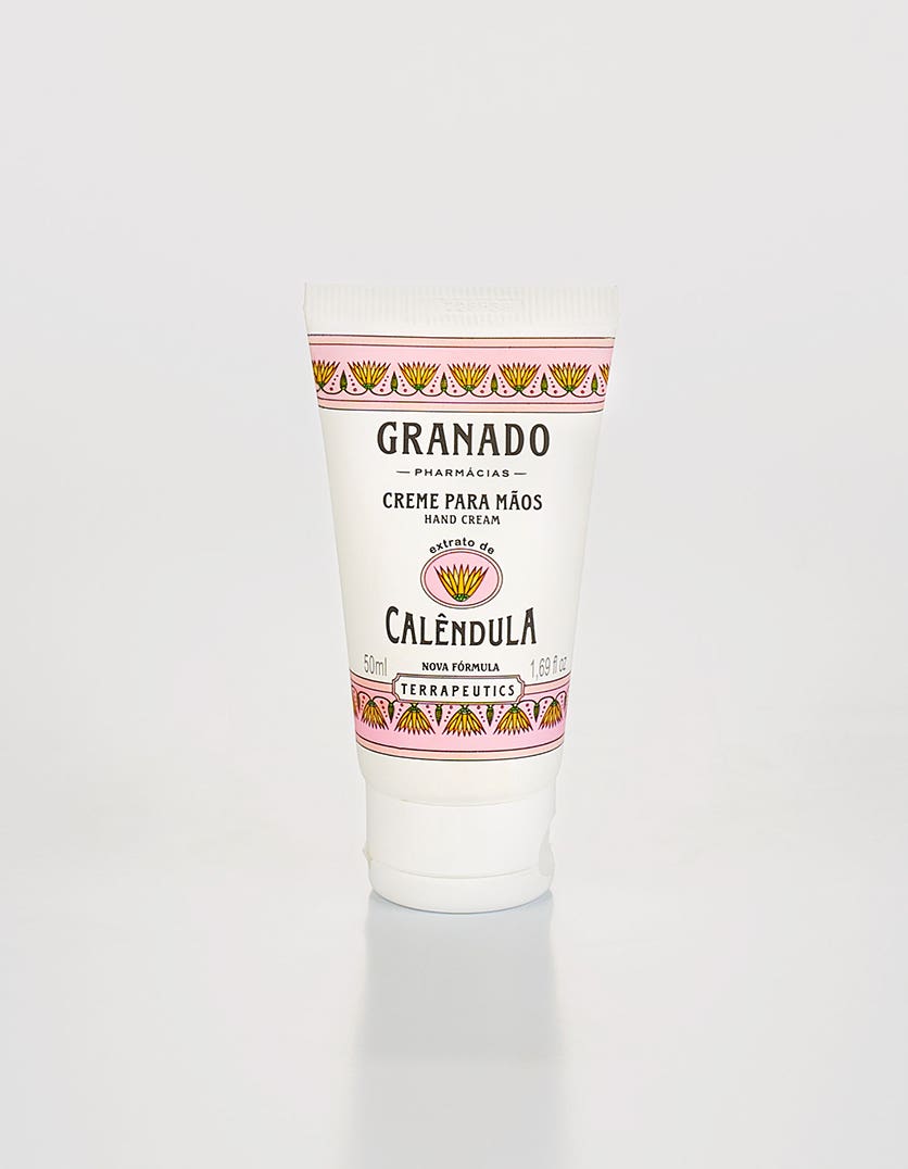 Granado - Linha Terrapeutics - Creme para Maos Calendula 50 Ml - (Terrapeutics Collection - Pot ...