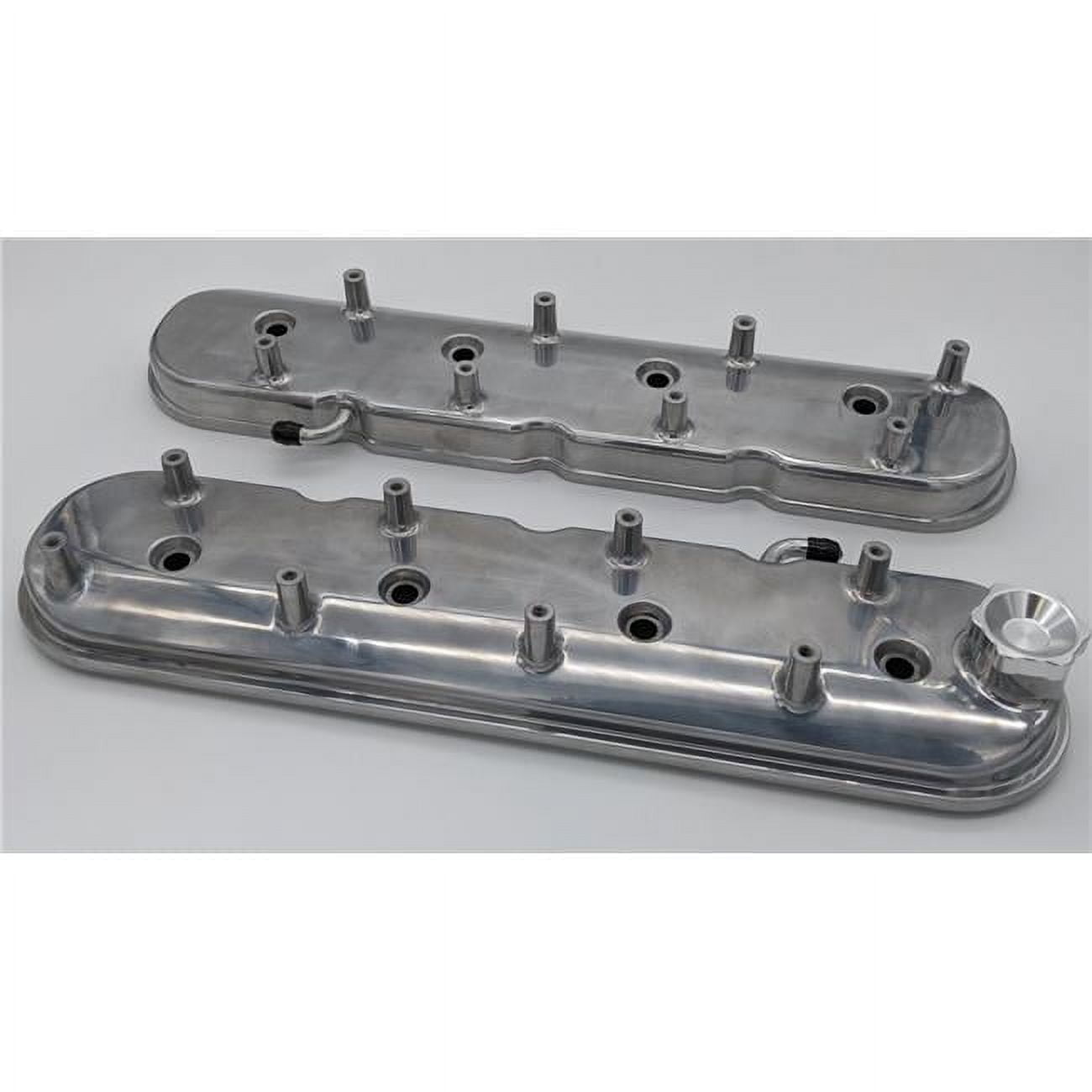 Granatelli 96-22 GM LS Standard Height Valve Cover w/Angled Coil Mount - Polished (Pair ...