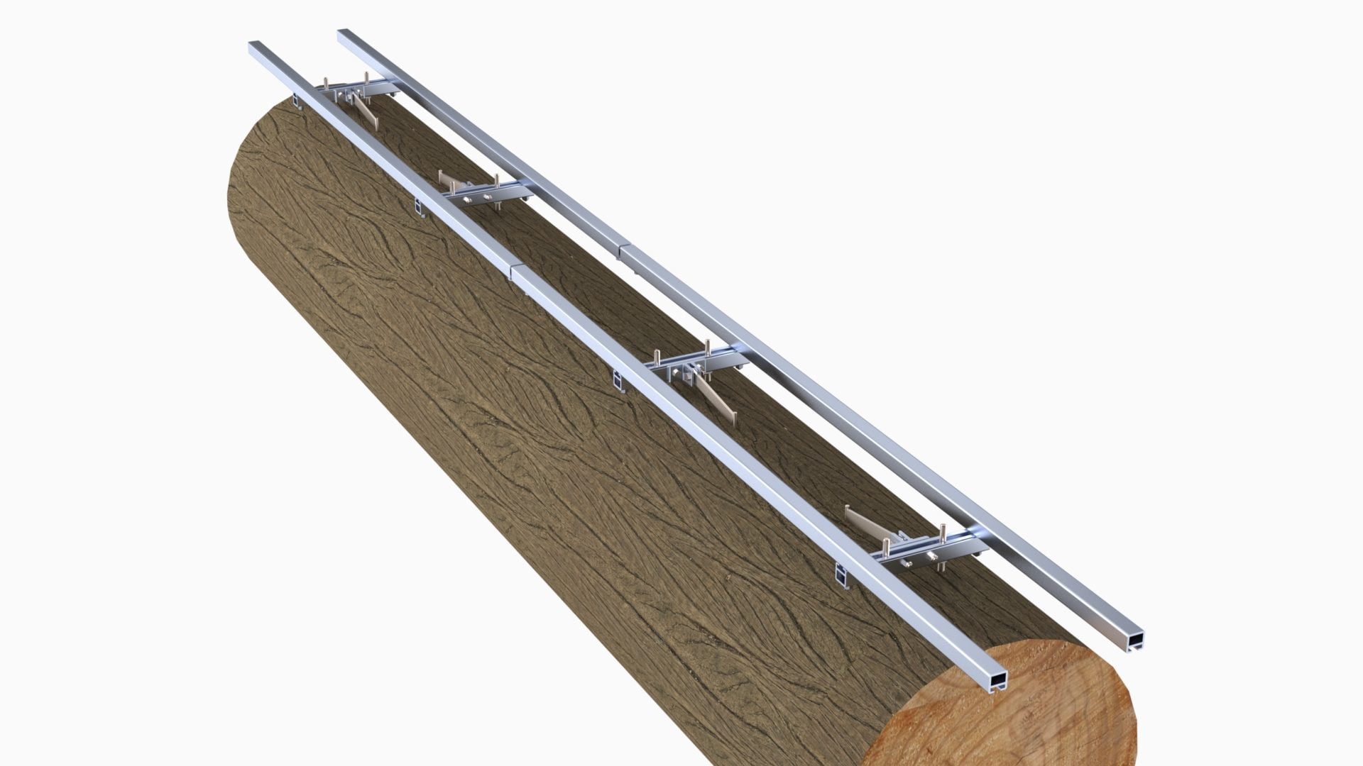 Granberg EZ Rail Sawmill Guide System, 10Ft., 4 Crossbar Kits, Model ...