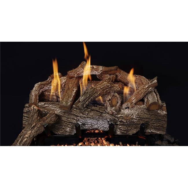Grand Canyon VFRO24 24 in. Aged Red Oak Log Set - 10 Piece - Walmart.com