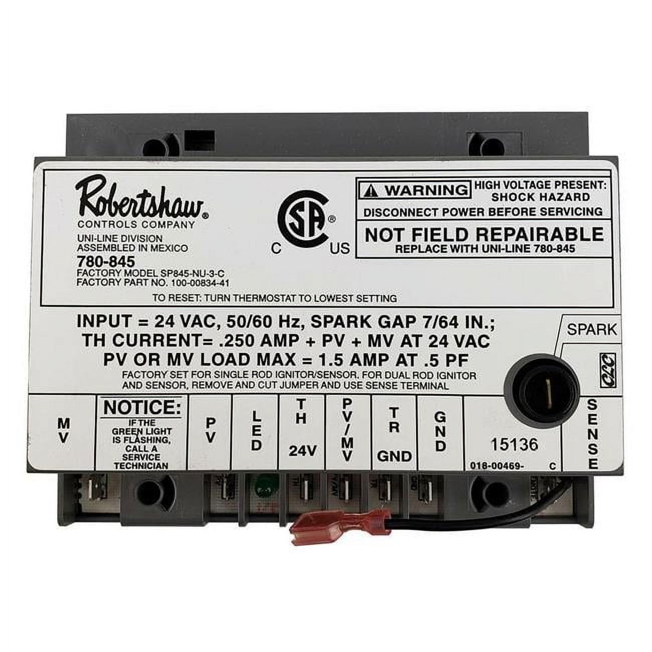 Grand Canyon 780-845 Rasmussen Ignition Control Module for EIS Propane ...