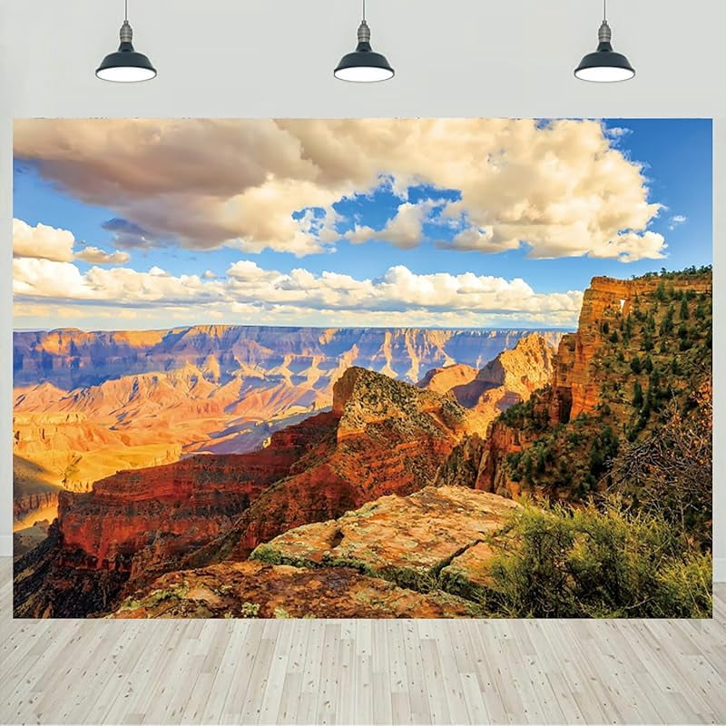 Grand Canyon Backdrop View of Grand Canyon Mountain Natural Scenery ...