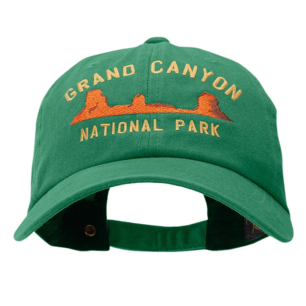 Grand Canyon Embroidered Unstructured Pigment Dyed Cotton Cap - Kelly ...