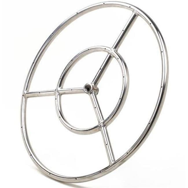 Grand Canyon FRS48 48 in. 304 Stainless Steel Round Fire Ring Burner ...