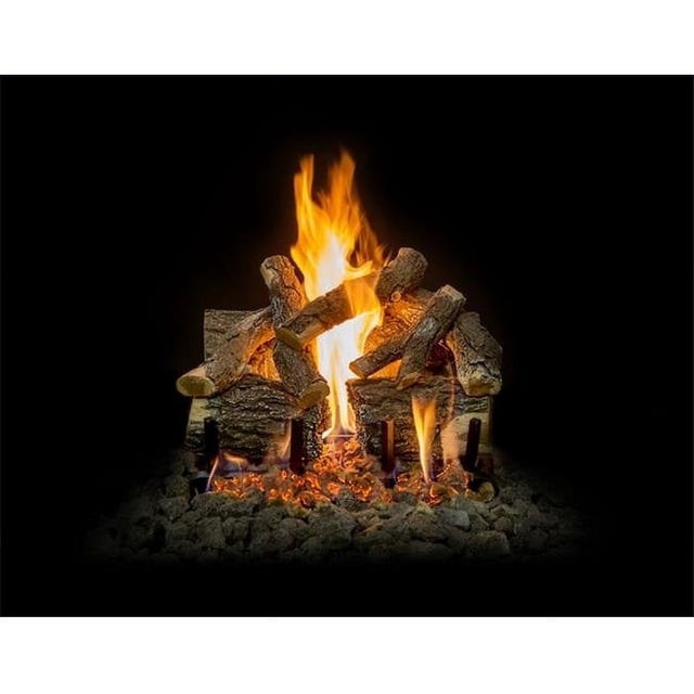 Grand Canyon Gas Logs AWOC18LOGS Arizona Weathered Oak Charred Logs, 18 ...