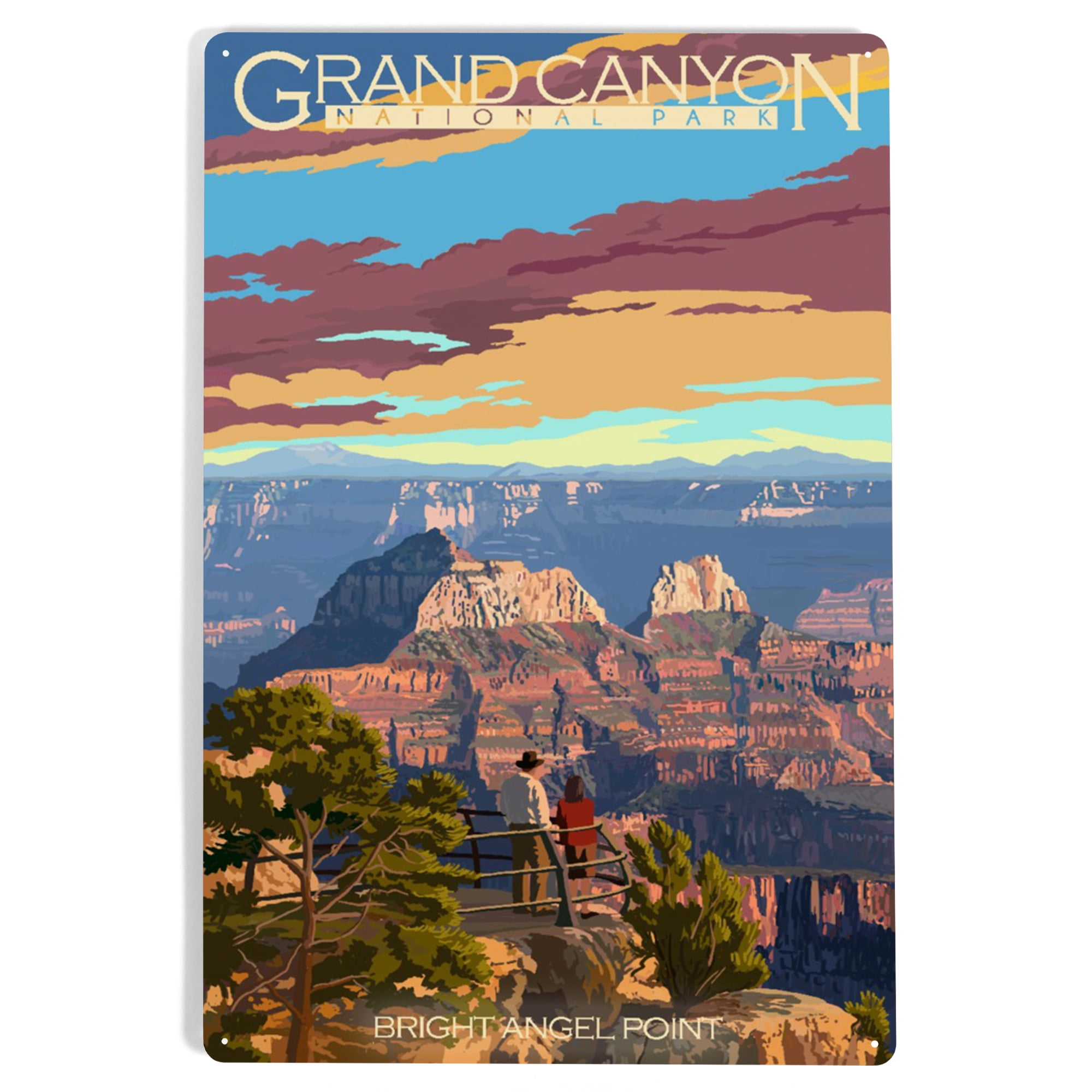 Grand Canyon National Park, Arizona, Painterly Series, Bright Angel ...