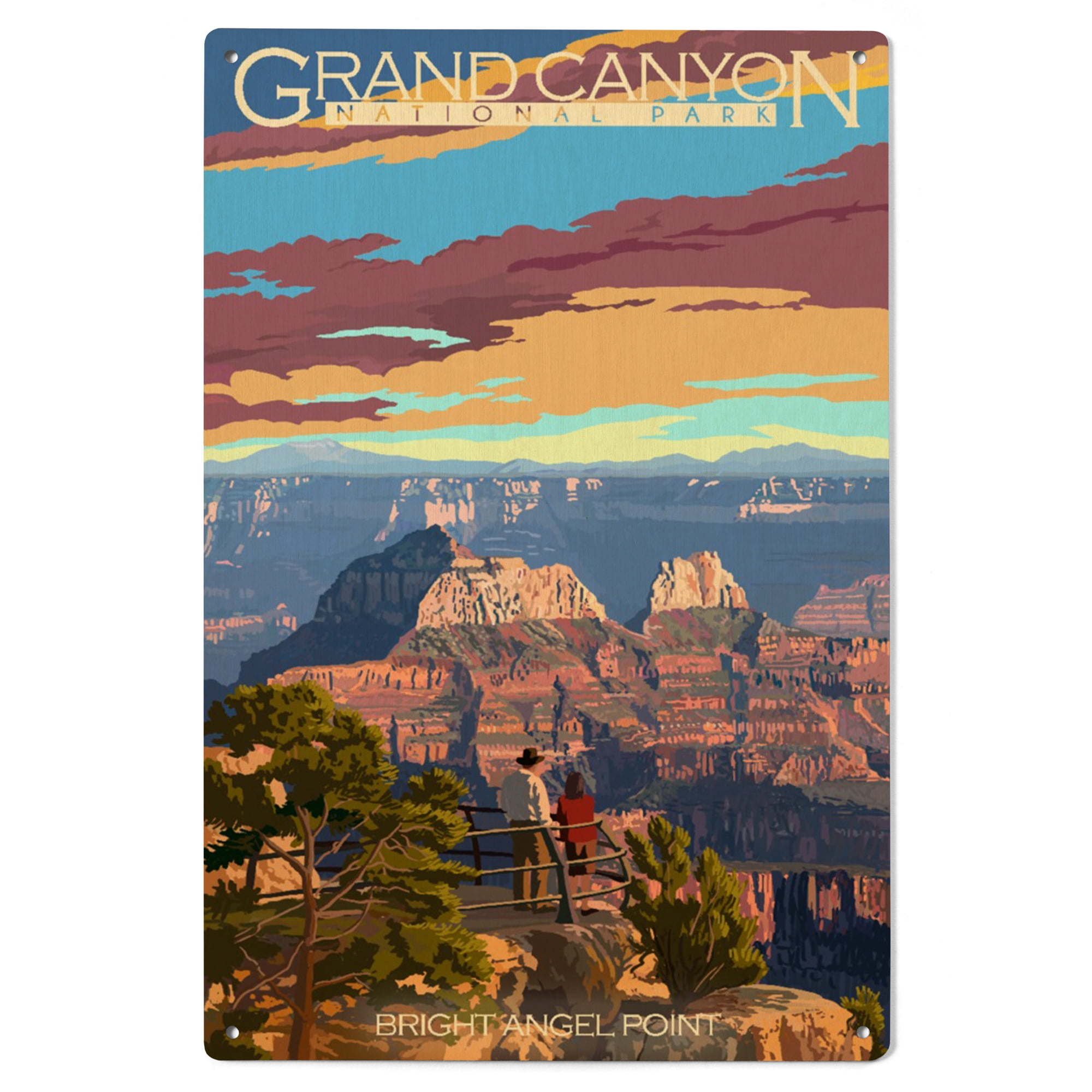 Grand Canyon National Park, Arizona, Painterly Series, Bright Angel ...