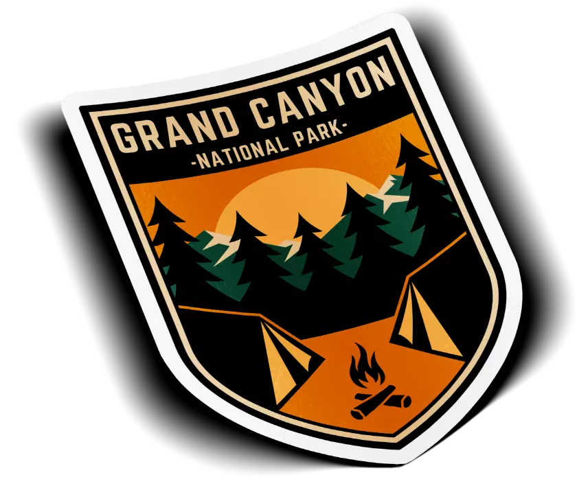 Grand Canyon National Park Sticker Az Arizona Camping Phone Decal Water ...