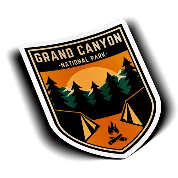 Grand Canyon National Park Sticker Az Arizona Camping Phone Decal Water ...