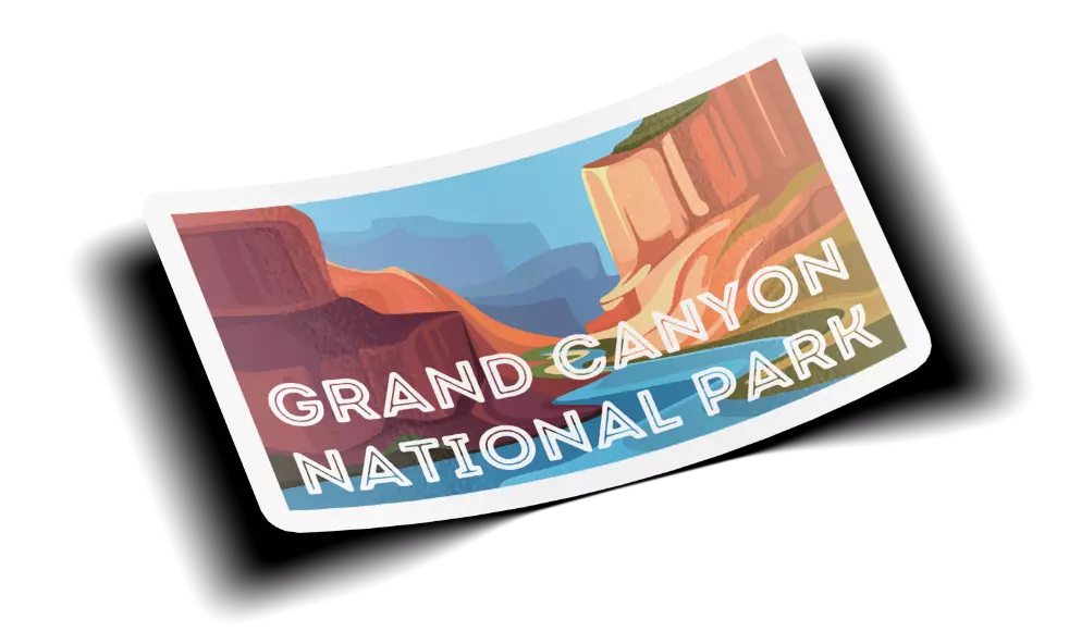 Grand Canyon National Park Travel Souvenir Gift Sticker Phone Decal ...