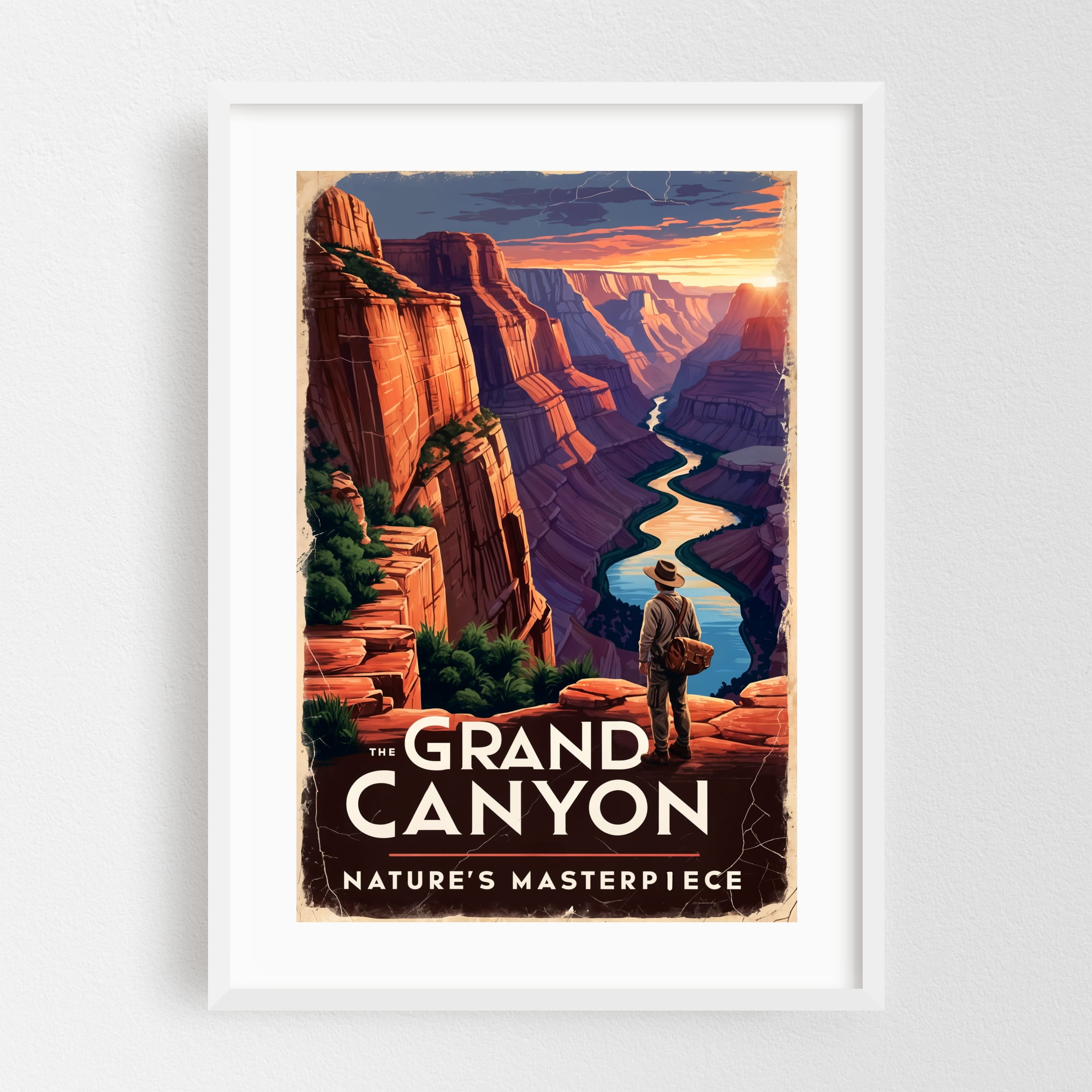 Grand Canyon Poster: Vintage National Park Artwork - Arizona ...