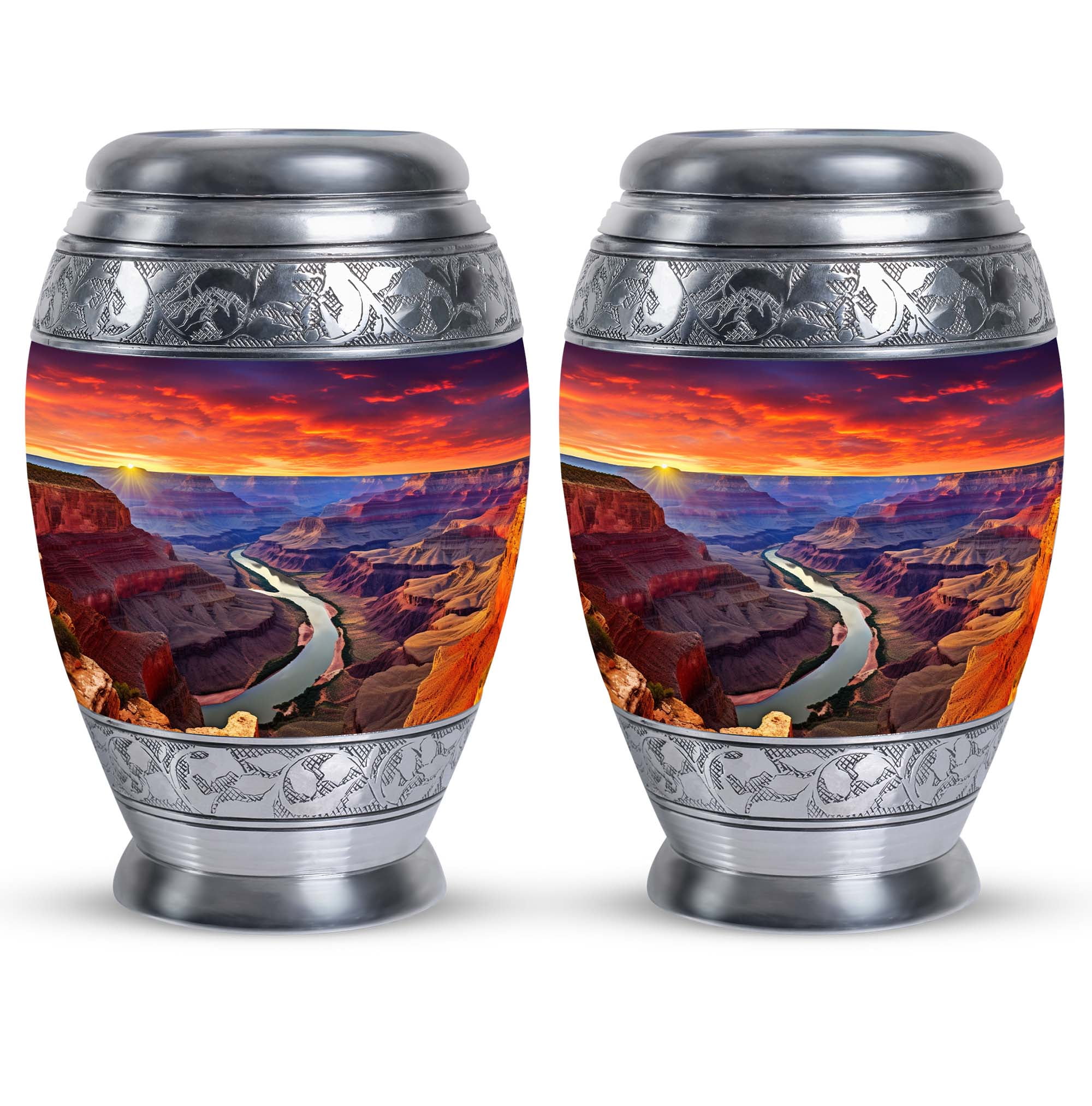 Grand Canyon Sunset Urn For Human Ashes - Cremation Keepsake Urns For ...