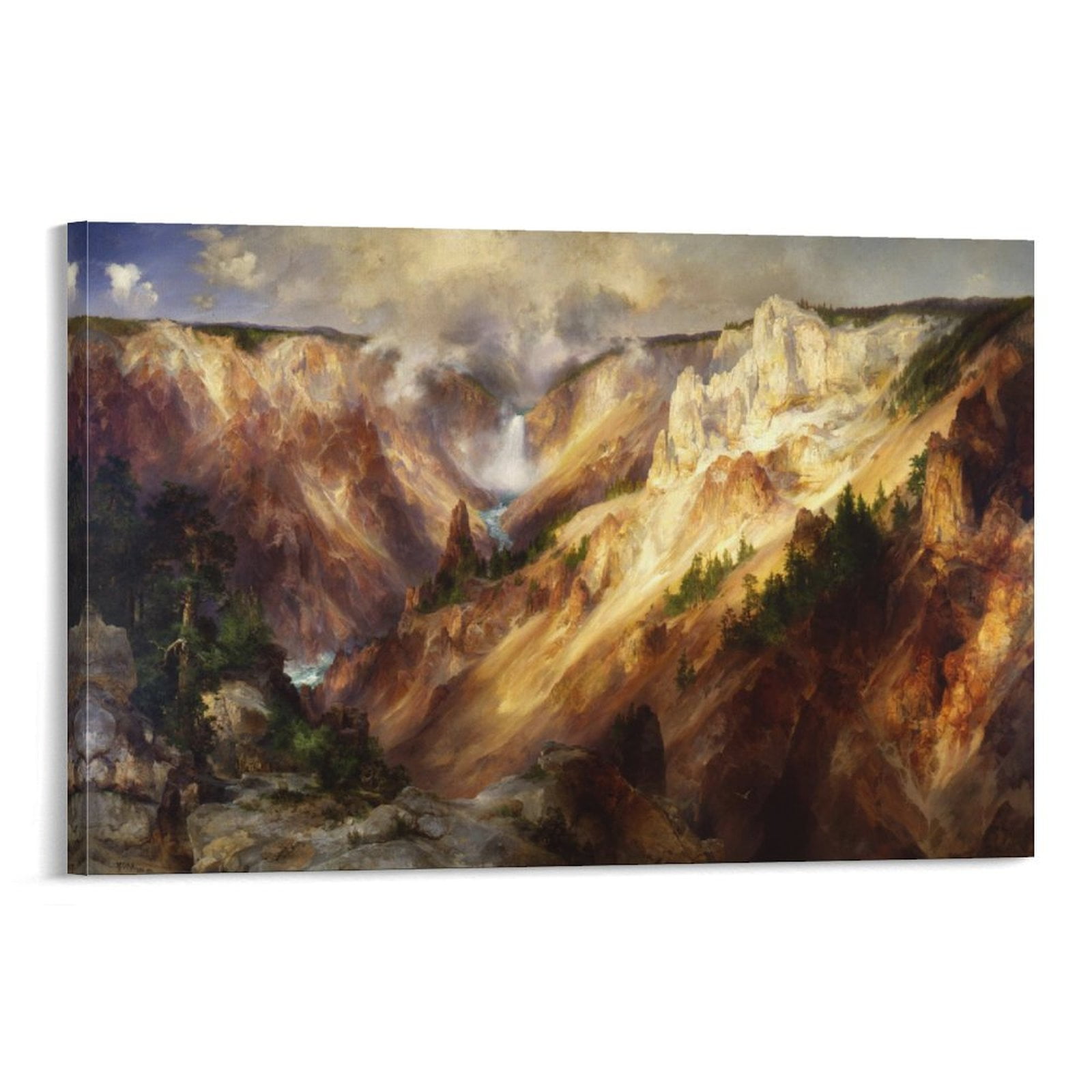 The Grand Canyon of By Thomas Moran Art Prints Paintings Canvas Poster ...