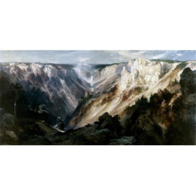 Grand Canyon at Yellowstone 1872 Thomas Moran 1837-1926 American Oil on ...