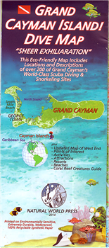 Grand Cayman Island! Dive Map - Walmart.com