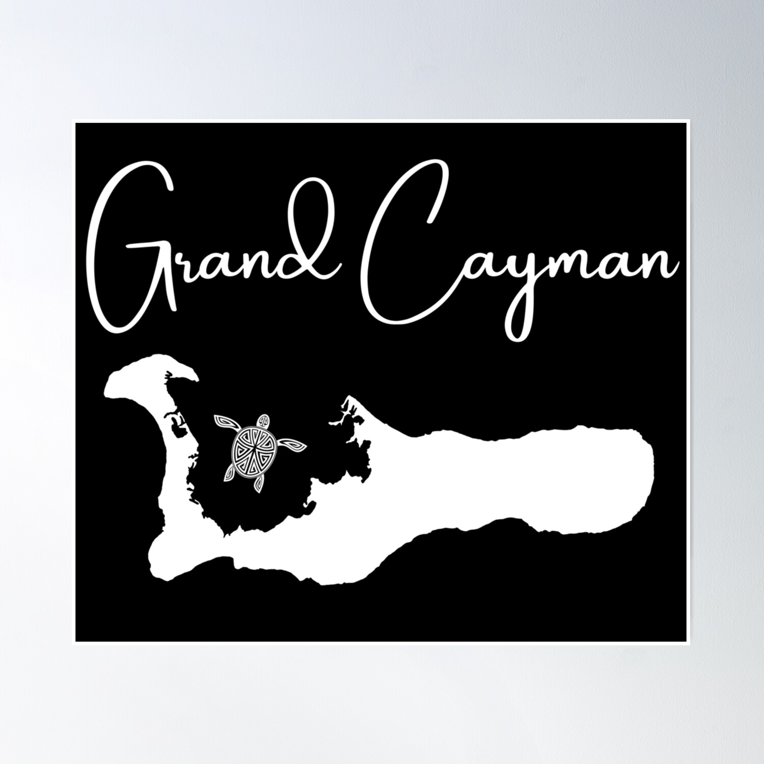 Grand Cayman Poster Wall Art, Modern Wall Decor, 16x24 UNFRAMED ...