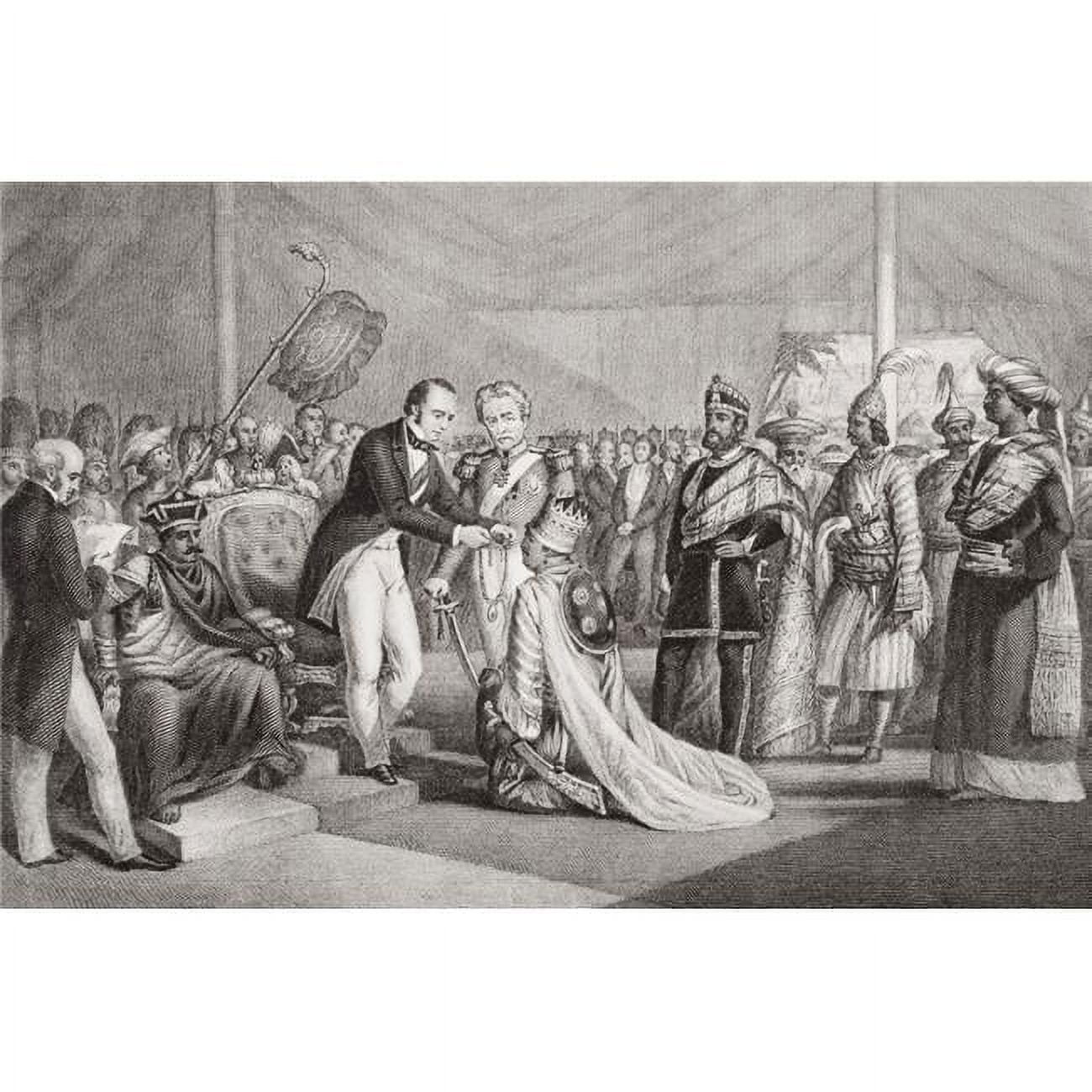 Grand Durbar At Cawnpore After The Suppression of The Sepoy Revolt Lord ...