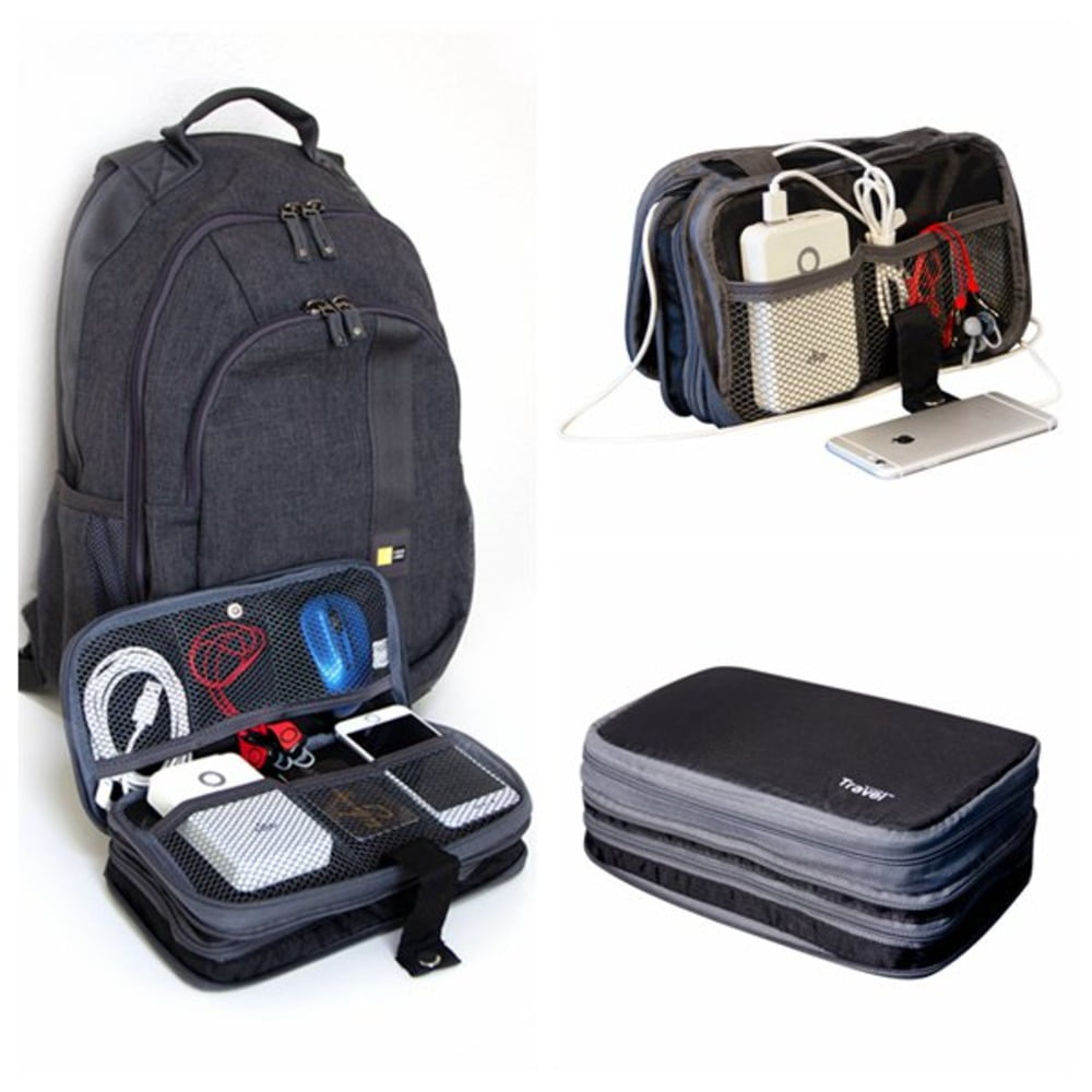 Grand Fusion Stow-N-Go Electronic Travel Organizer, Travel Fusion ...