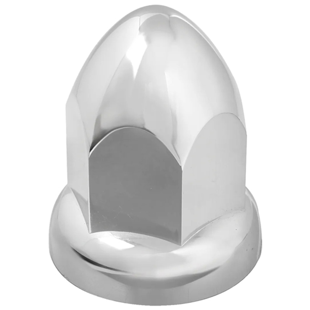 Grand General 10276 - Chrome Bullet Push On Lug Nut Cover W/ Flange ...