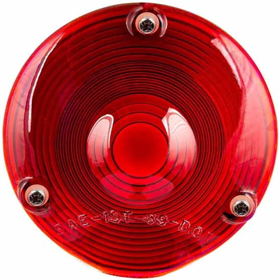 Grand General 84074 - Red 4 1/8 Inch Glass Classic Rnd Style Lens ...