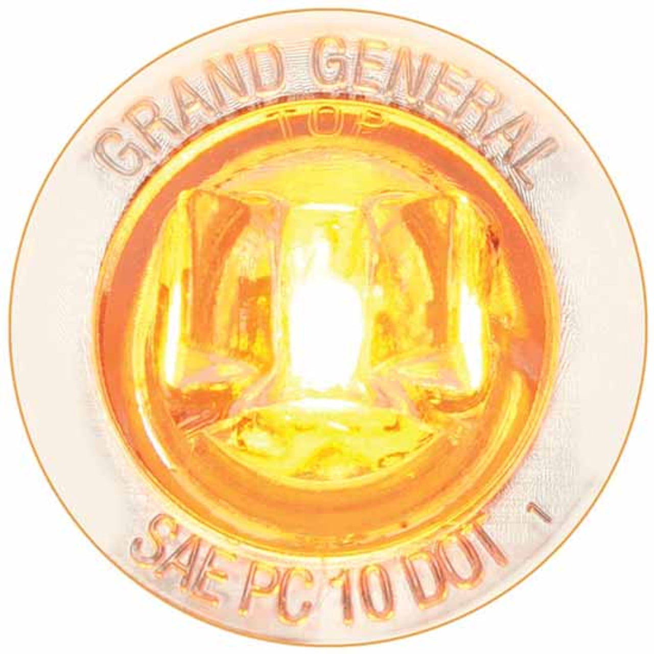 Grand General 87281 - Mini Amber/Clear LED Wide Angle Marker Light W ...