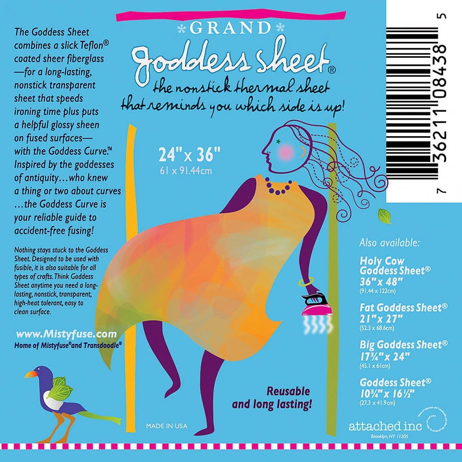 Grand Goddess Applique Pressing Sheet 24" x 36" (61cm x 91.44cm) Inch ...