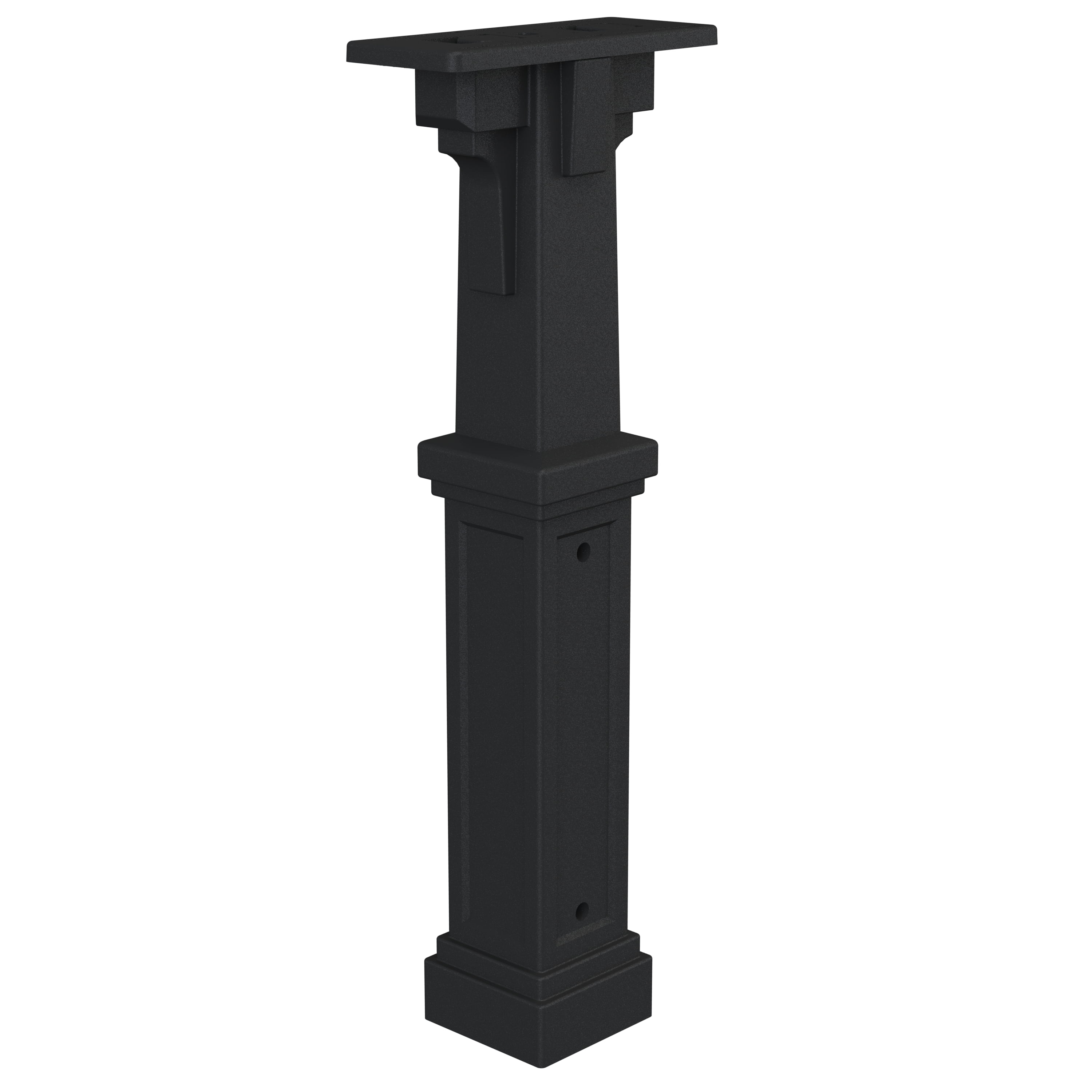 Grand Haven Plastic Mailbox Post, Black, GHP40B01 - Walmart.com