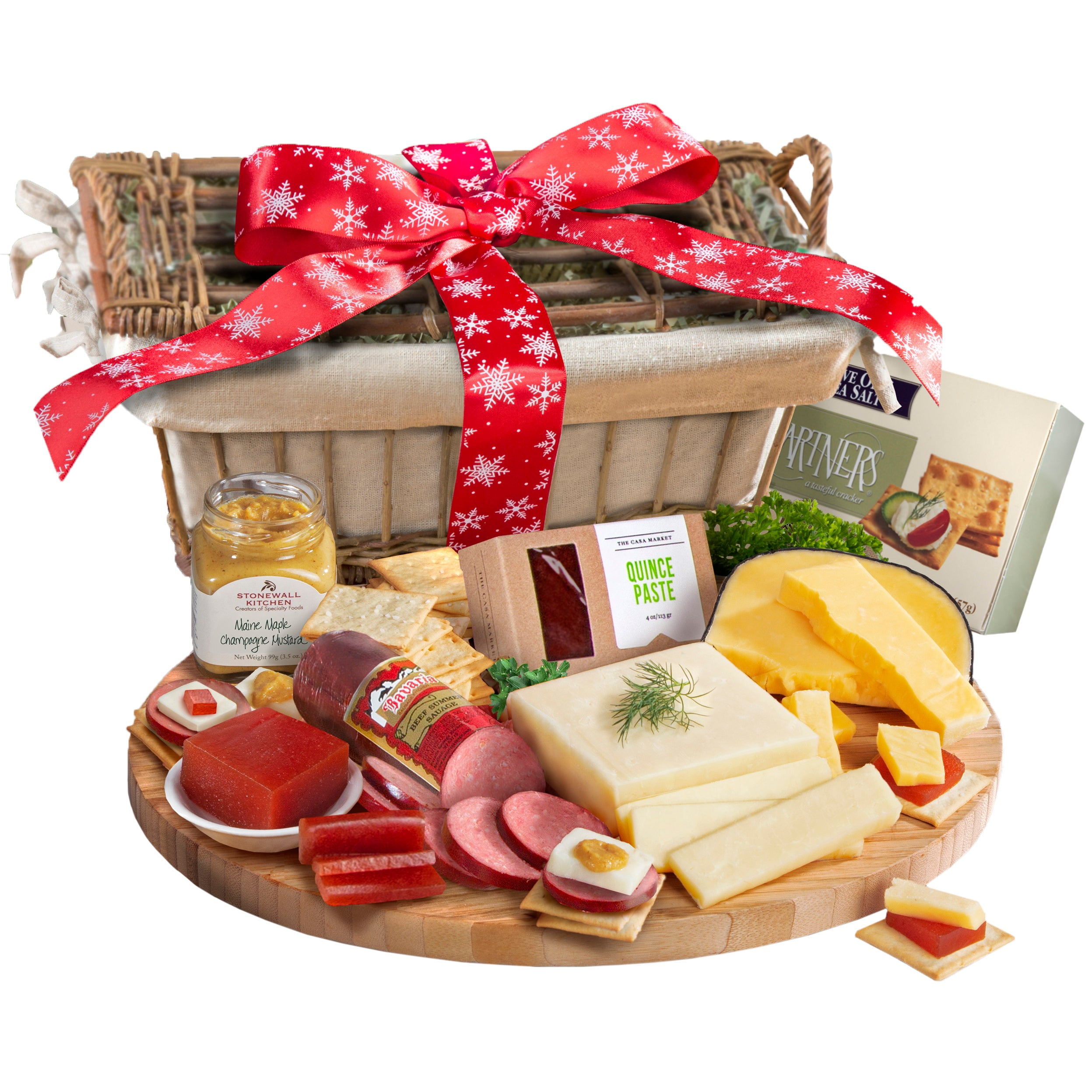 Grand Holiday Meat, Cheese, Crackers, Raspberry Honey Mustard & More ...